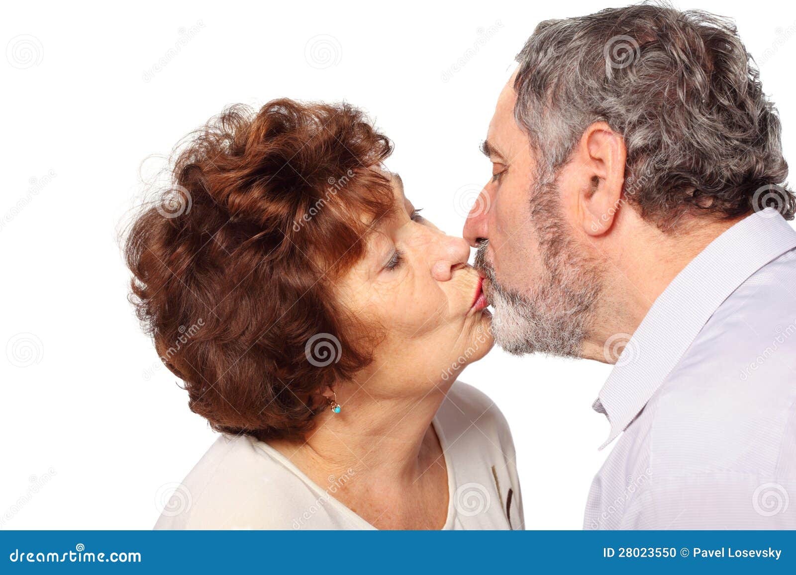 Hombre Mayor Del Abrazo De La Mujer Par Foto De Archivo Imagen De