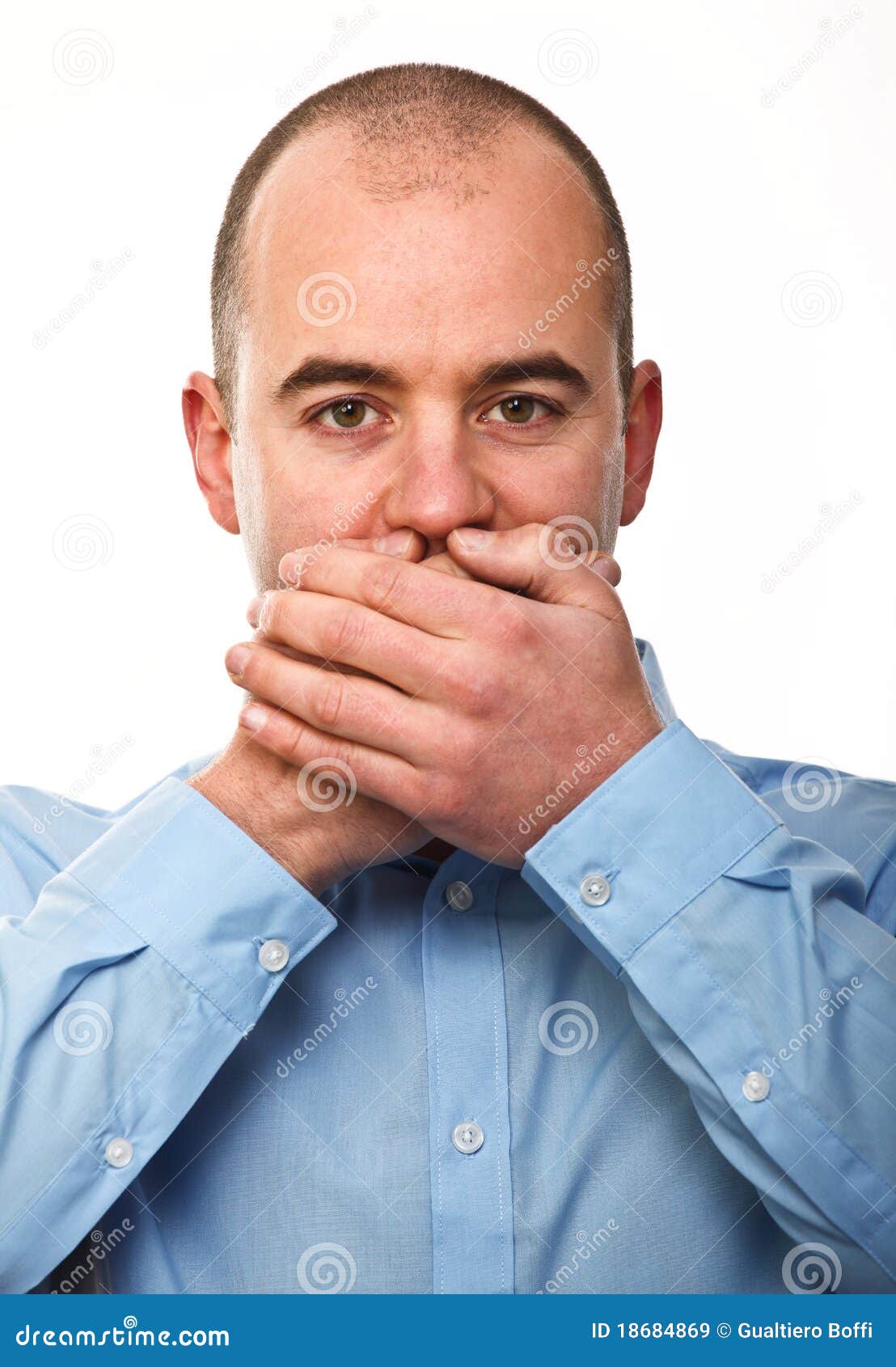 Hombre mudo imagen de archivo. Imagen de blanco, trabajador - 18684869