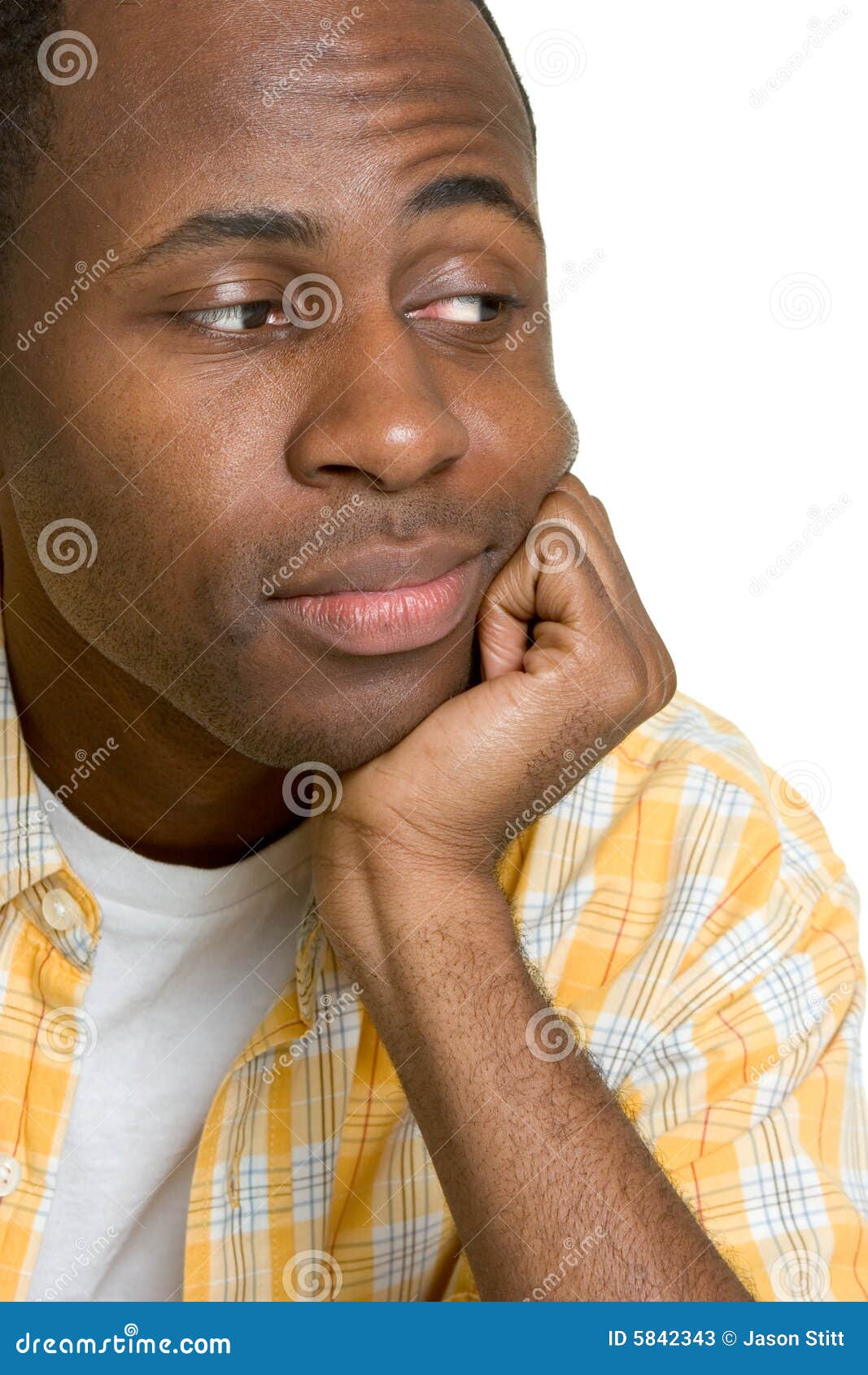 Hombre negro aburrido imagen de archivo. Imagen de hombre - 5842343