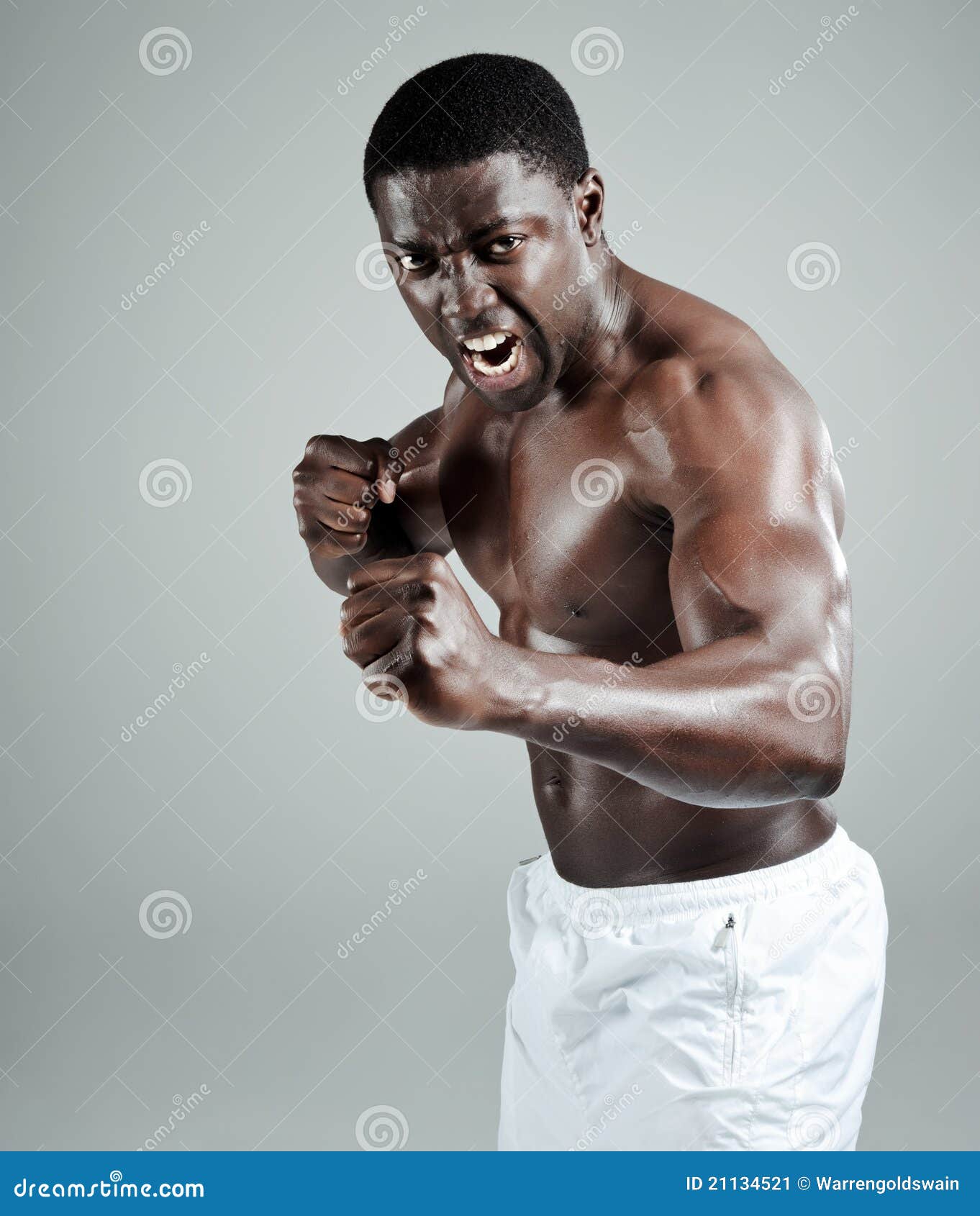 Hombre negro muscular imagen de archivo. Imagen de hombre - 21134521