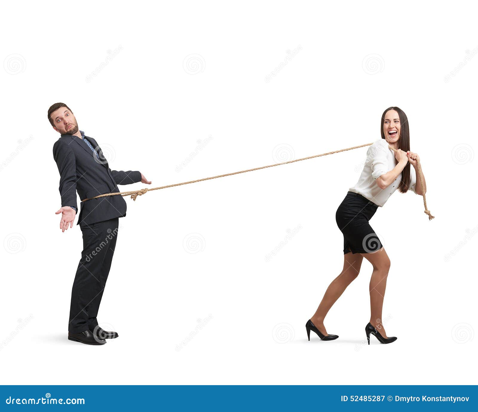 Hombre Que Arrastra De La Mujer Imagen de archivo - Imagen de concepto ...