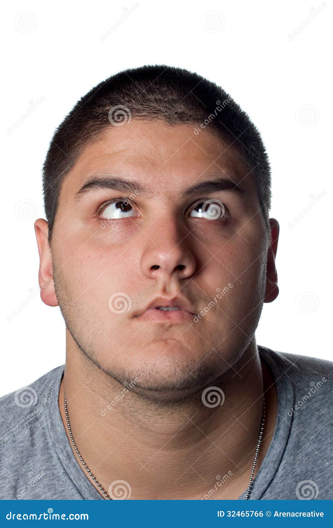 Hombre Que Mira Para Arriba Foto de archivo - Imagen de miradas ...