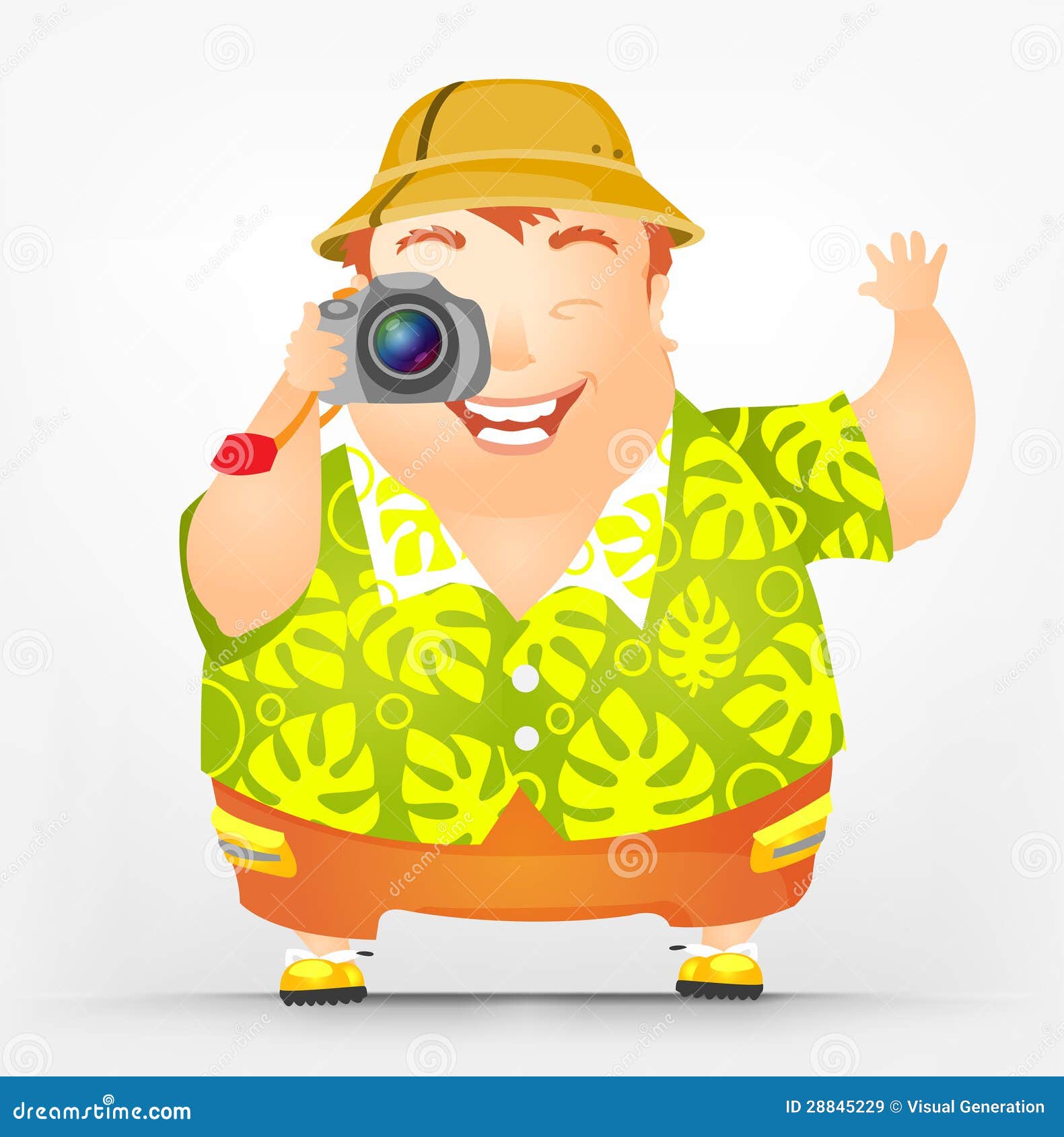 Hombre rechoncho alegre ilustración del vector. Ilustración de ...