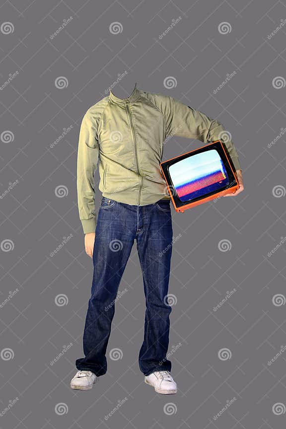 Hombre sin cabeza foto de archivo. Imagen de conceptual - 4201800