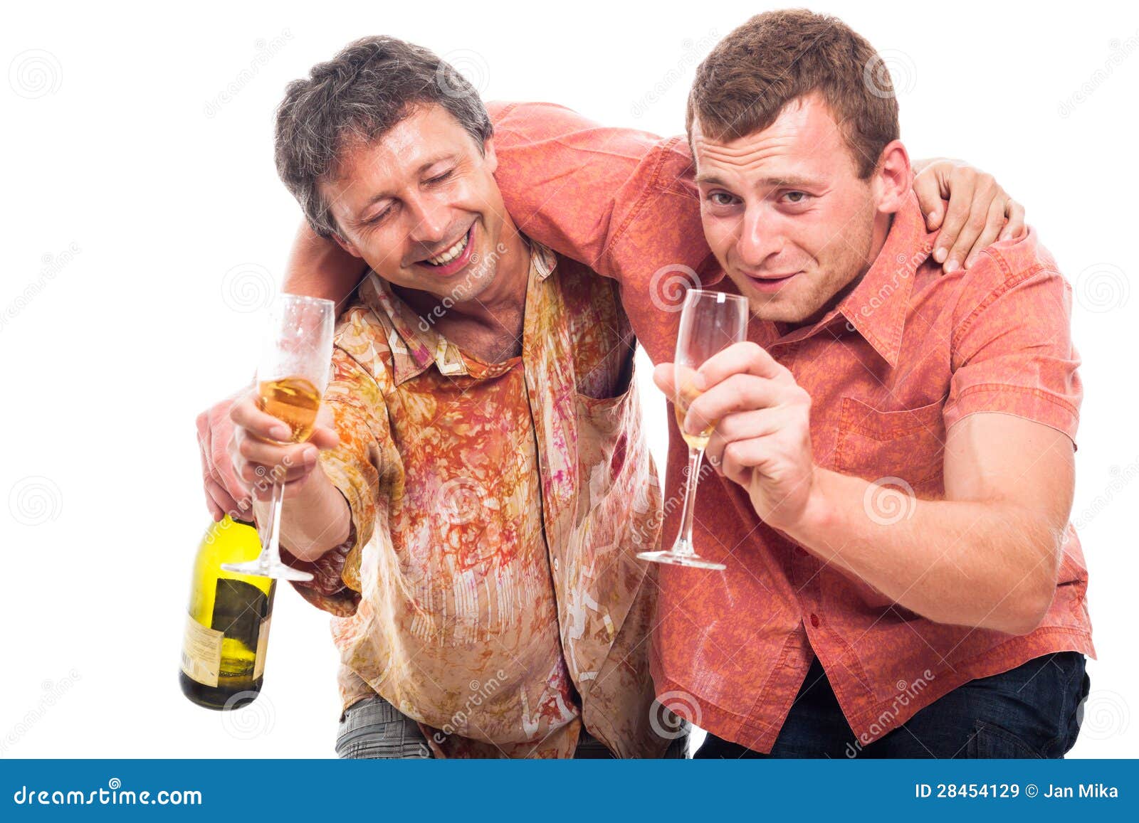 Hombres Borrachos Que Beben El Alcohol Imagen de archivo - Imagen de ...