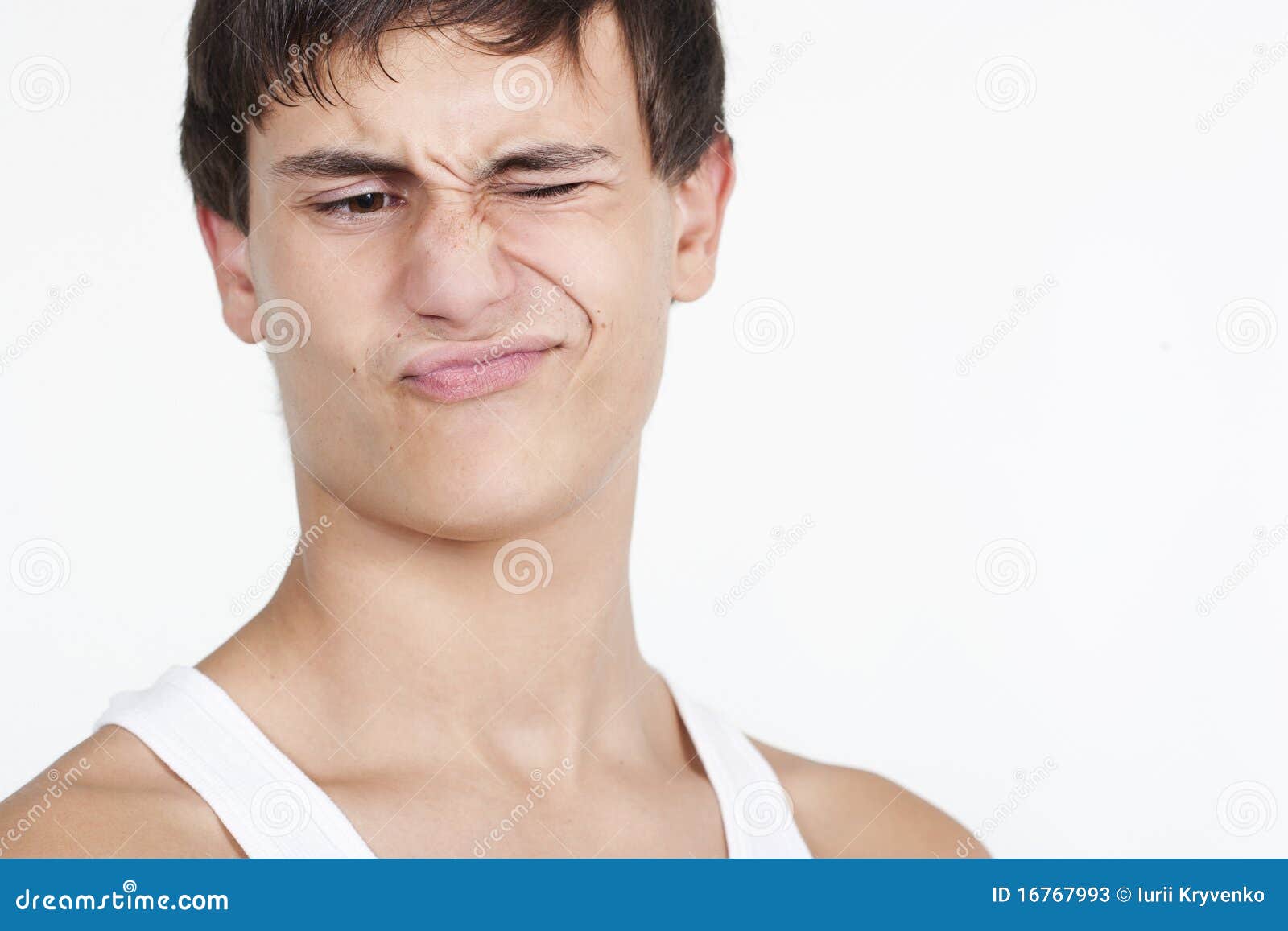 Hombres Que Expresan Repugnancia Imagen de archivo - Imagen de calvo ...