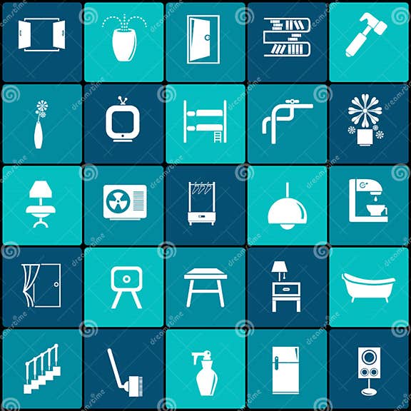 Home related icons stock vector. Illustration of design - 234228928