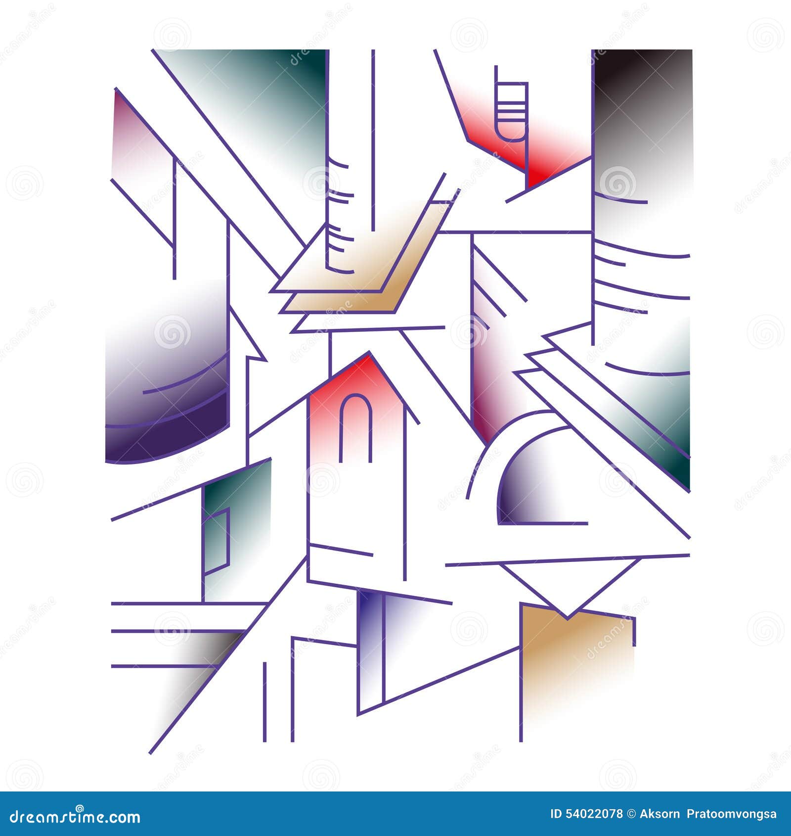 Home abstract stock vector. Illustration of effect, design - 54022078