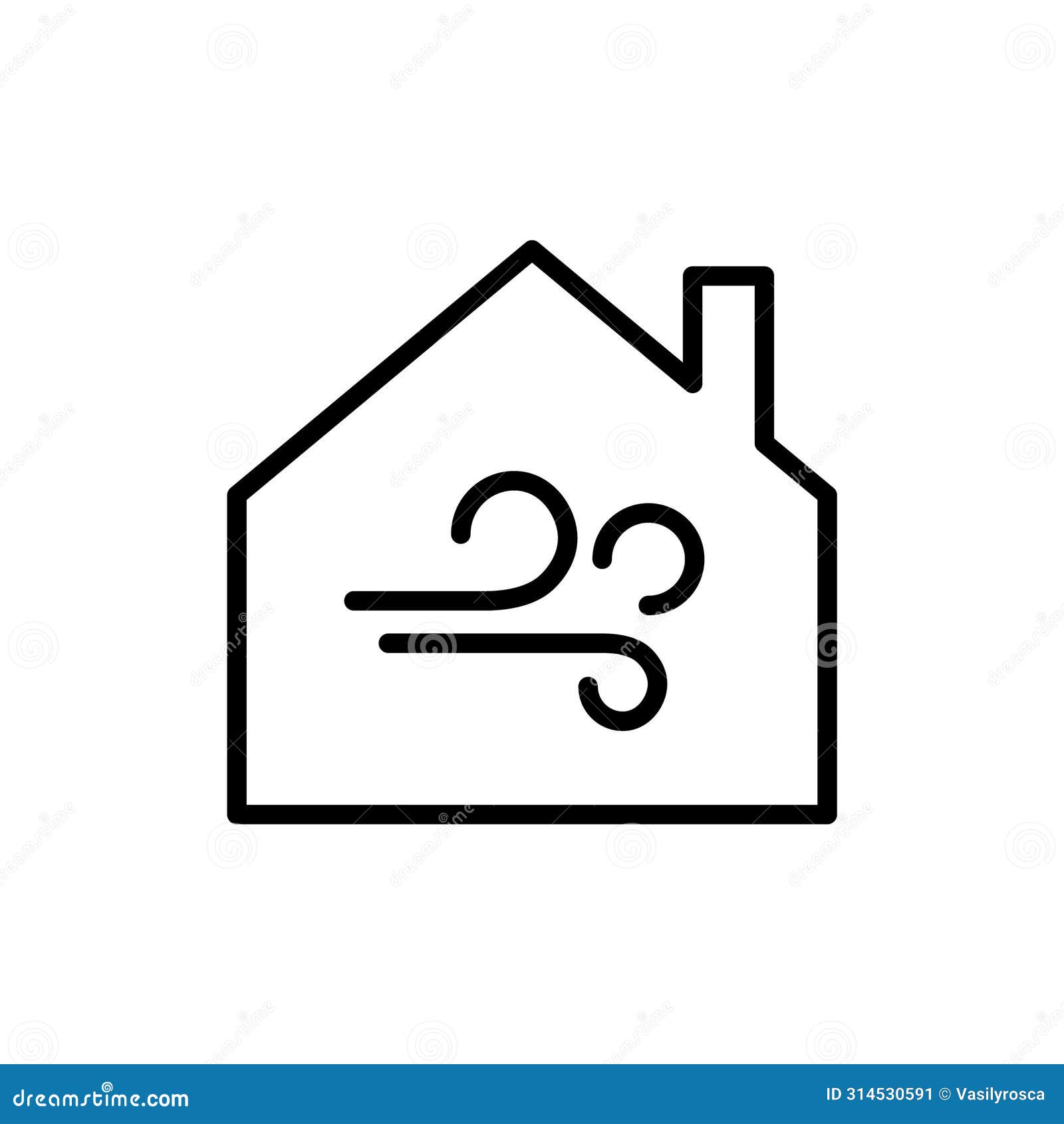 Home Air Conditioning Icon Cold Warm Temperature Climate Control Vector ...