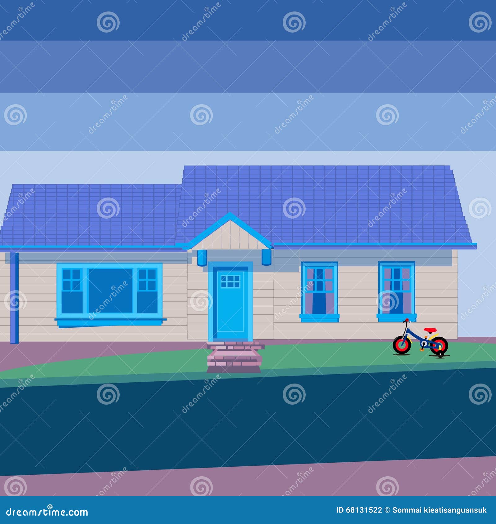 Home stock illustration. Illustration of edition, family - 68131522