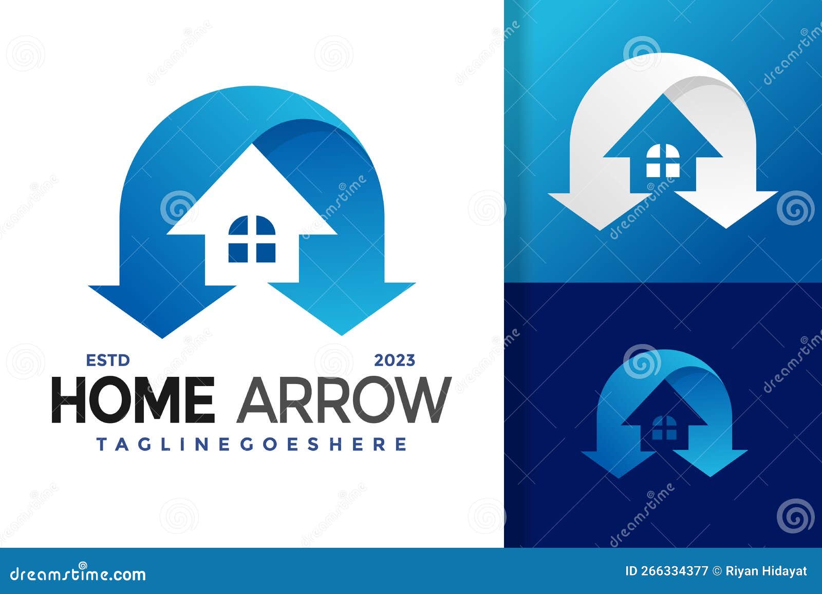 Home Arrow Logo Logos Design Element Stock Vector Illustration Template ...