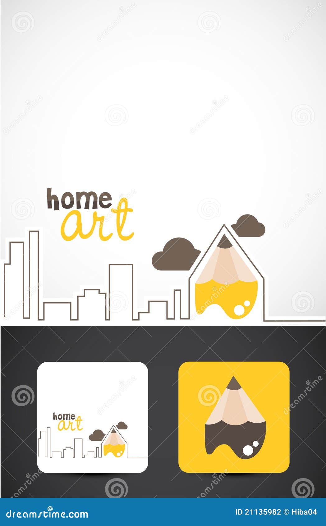 Home art logo stock vector. Illustration of design, exterior - 21135982