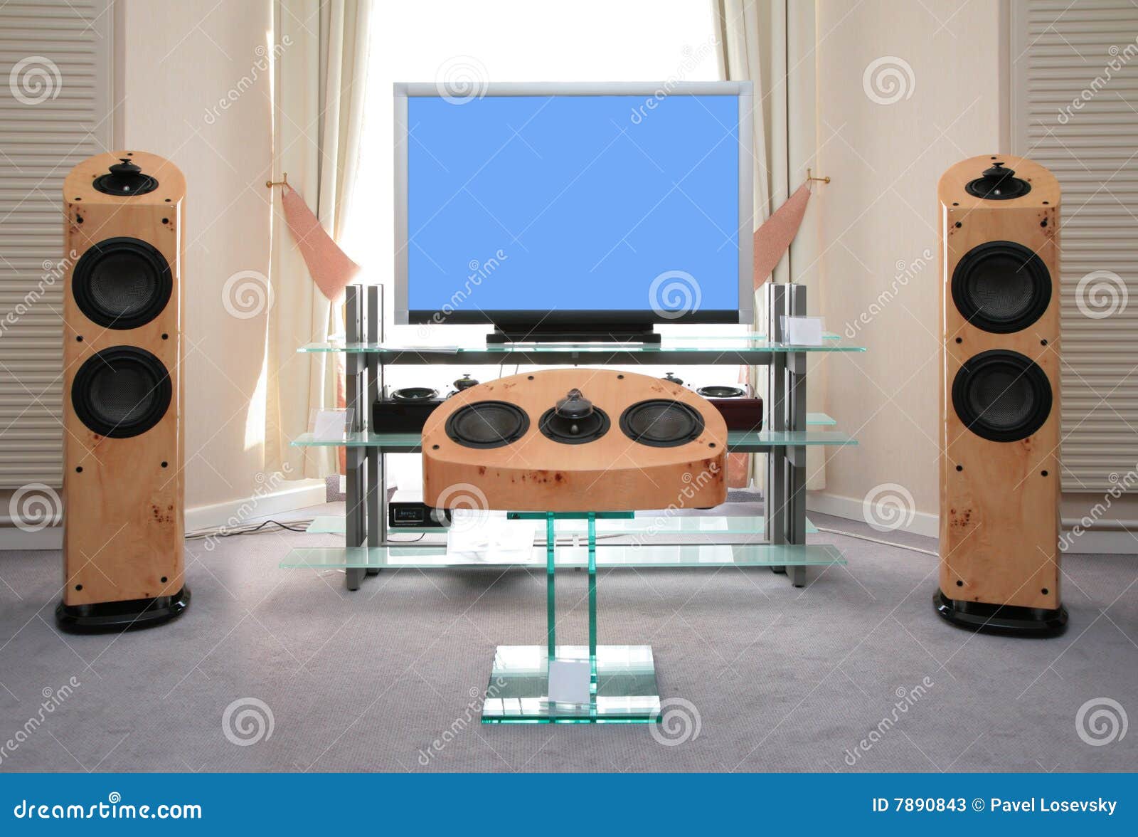Home Audio and Video Equipment Stock Image - Image of home, audio: 7890843