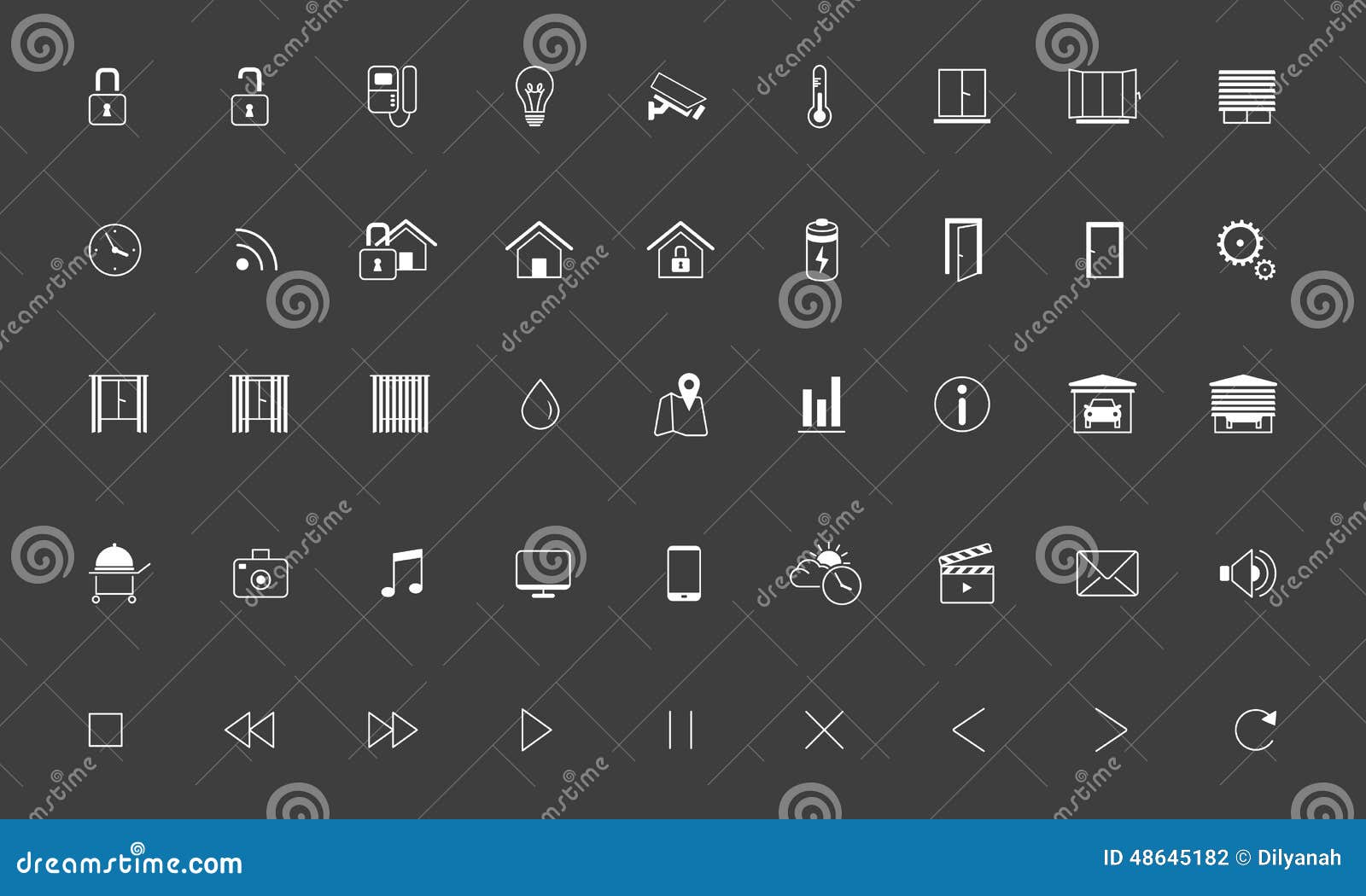 Home Automation,Smart Home Icon Set Stock Vector - Illustration of ... Home Automation,Smart Home Icon Set Stock Vector - Illustration of ...