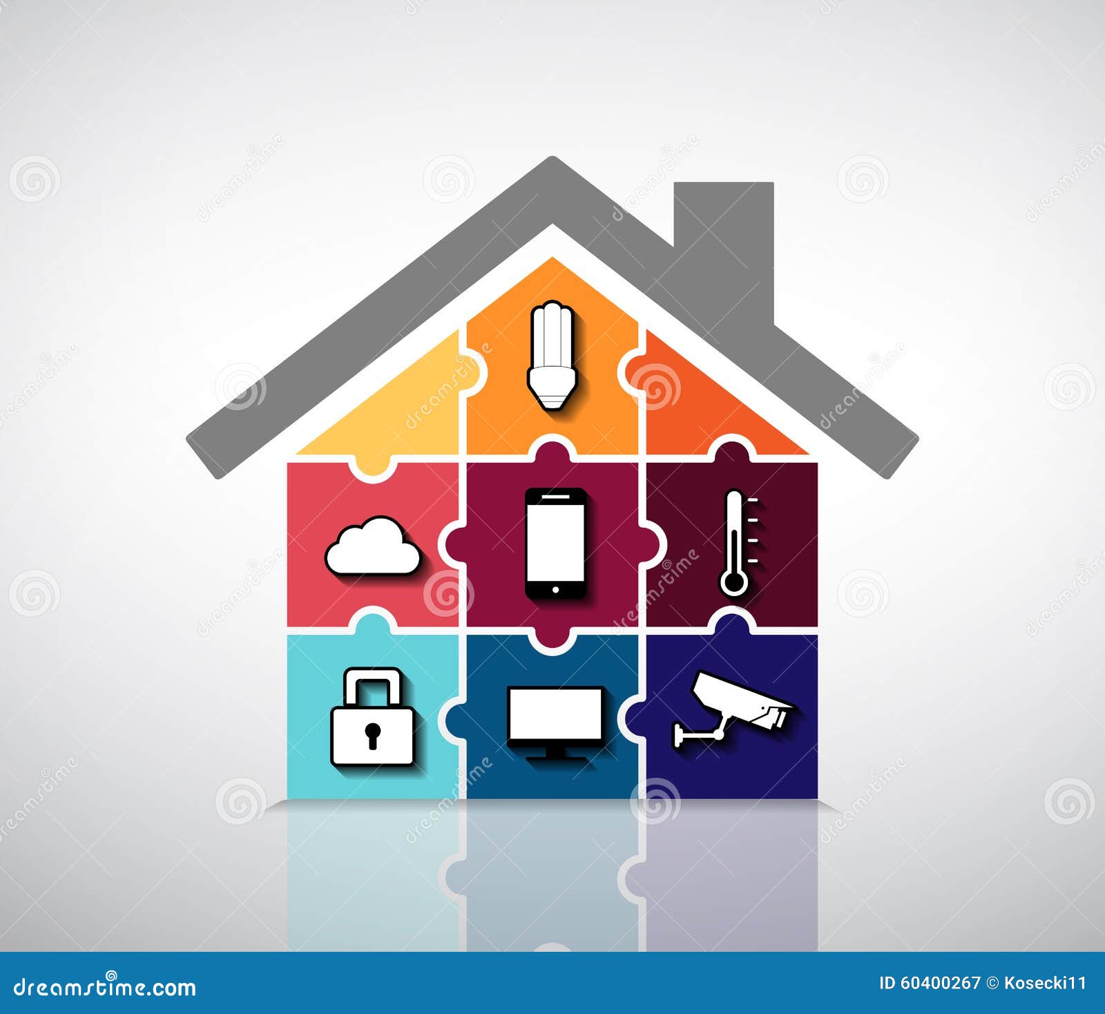 Home Automation - Smart House Stock Vector - Illustration of info ...