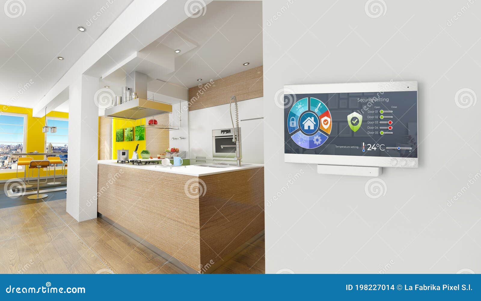 Home automation technology stock photo. Image of lock - 198227014