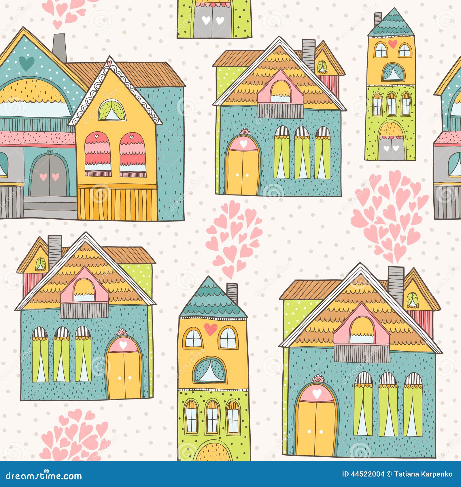 Home background stock vector. Illustration of cottage - 44522004