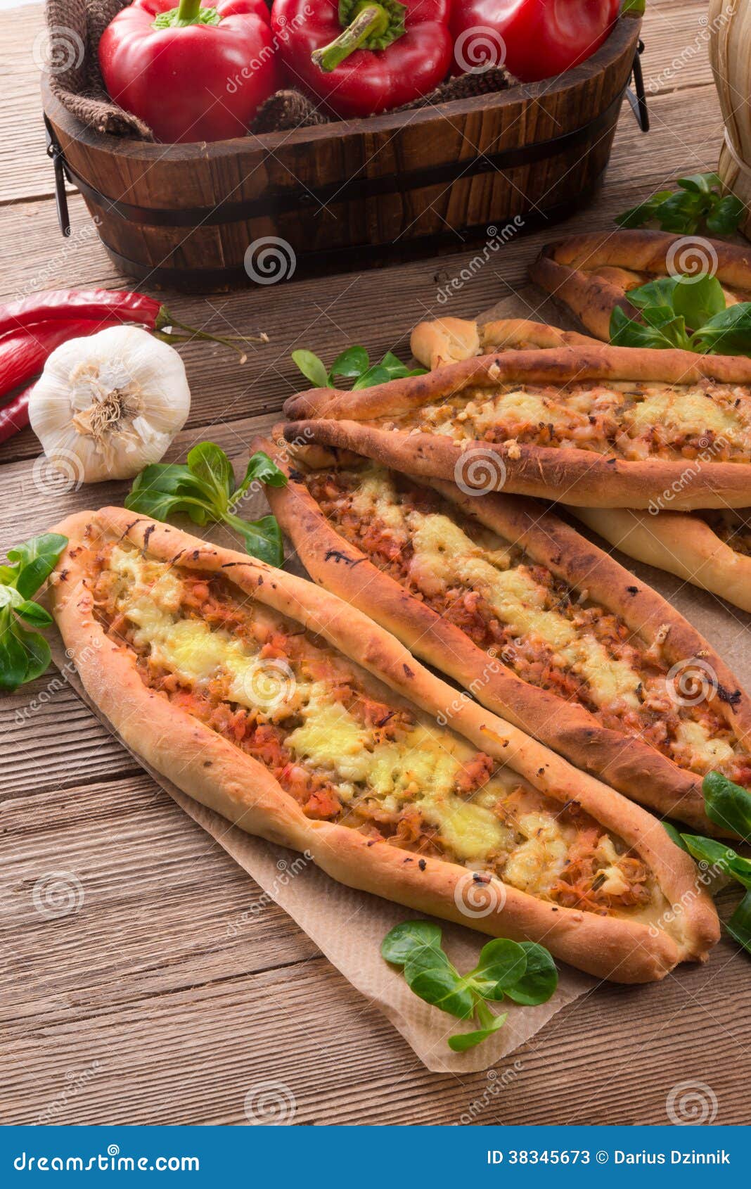 Home-baked pide stock image. Image of lunch, delicious - 38345673
