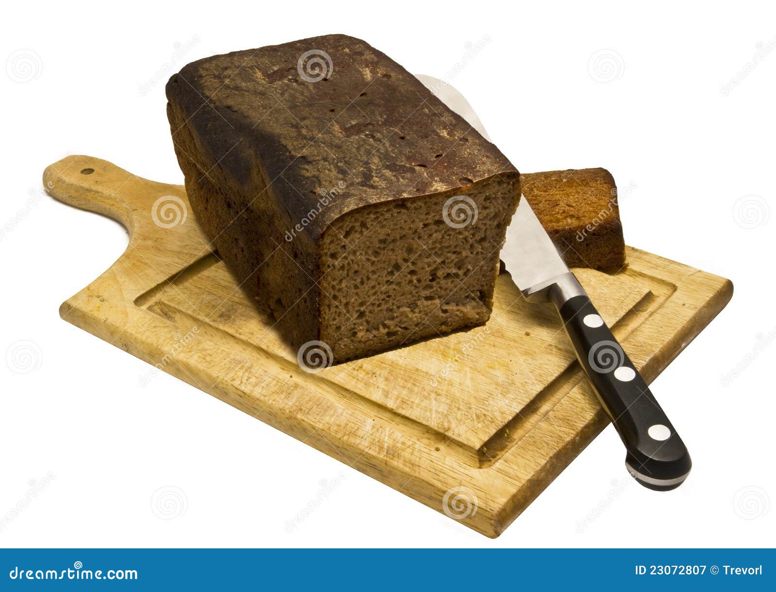 Home Baked Rye Bread. stock image. Image of traditional - 23072807