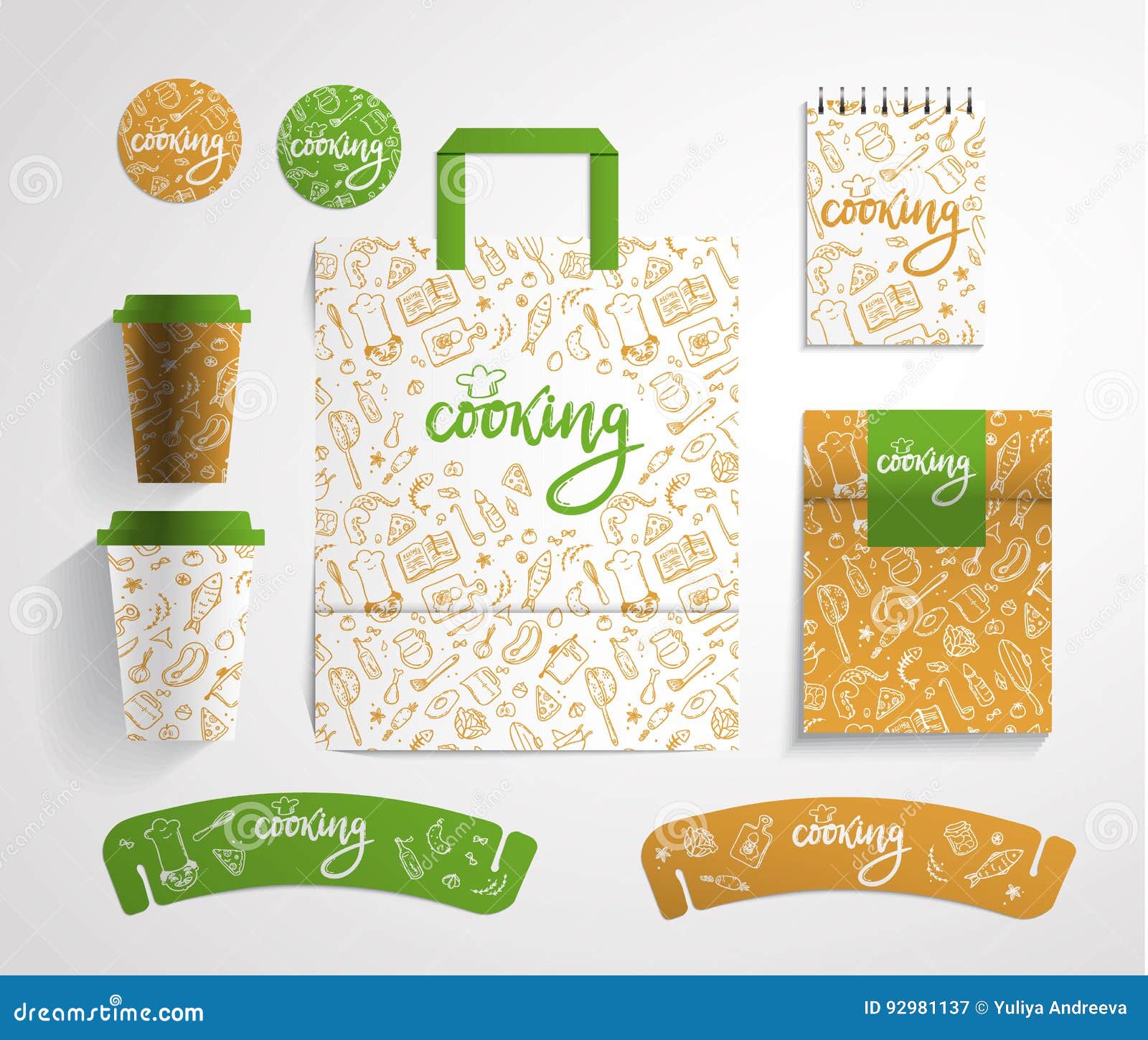 Home Bakery Flyer. Vector Illustration With Brown Background ...