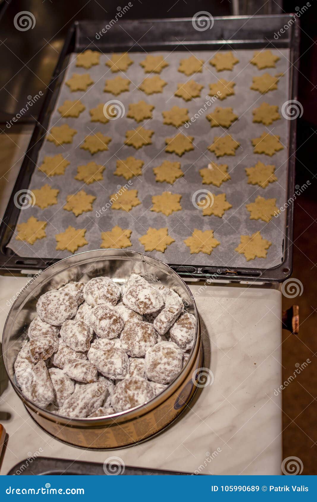 Home Baking Christmas Cookies. Stock Image - Image of celebration ...
