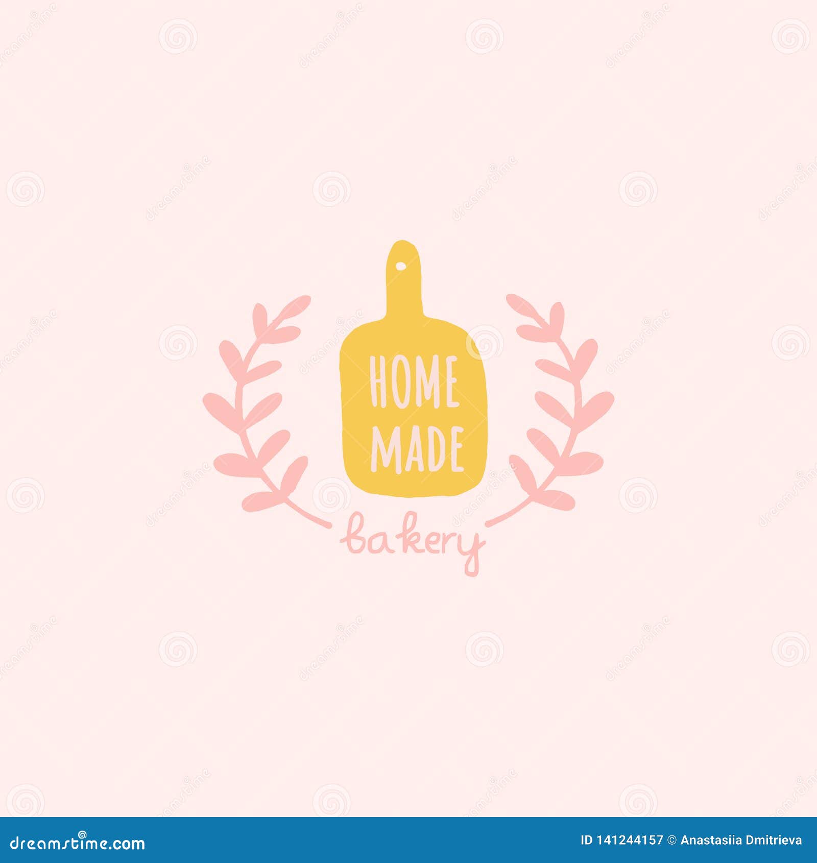 Home baking logo stock vector. Illustration of bread - 141244157