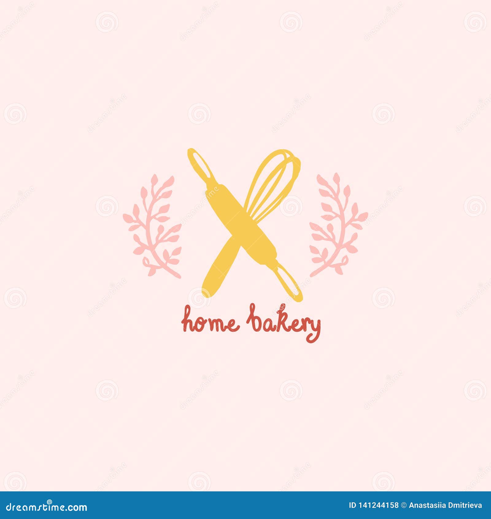 Home baking logo stock vector. Illustration of bistro - 141244158