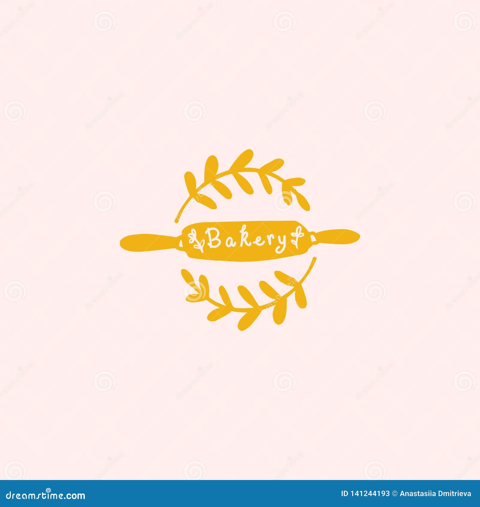 Home Baking Logo Cartoon Vector | CartoonDealer.com #141244295