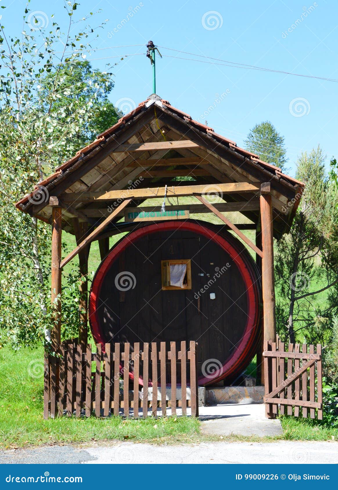 House of barrels stock photo. Image of roof, door, home - 99009226