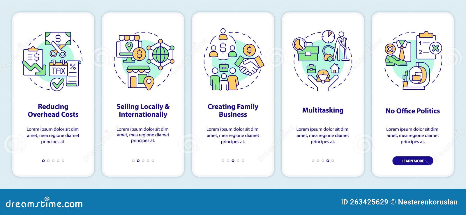 Home Based Business Benefits Onboarding Mobile App Screen Stock Vector ... Home Based Business Benefits Onboarding Mobile App Screen Stock Vector ...