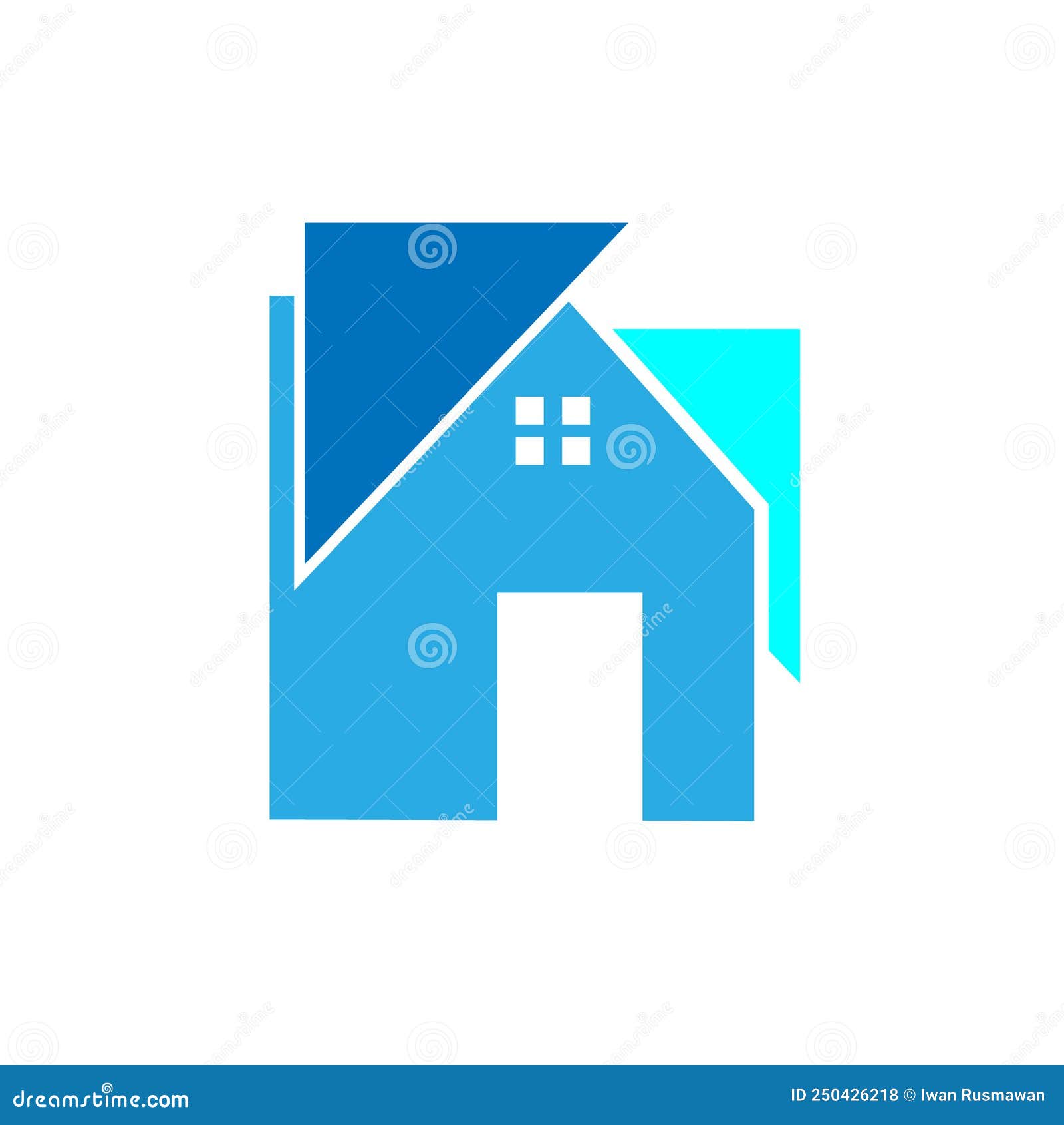 Home blue logo design stock illustration. Illustration of format ...