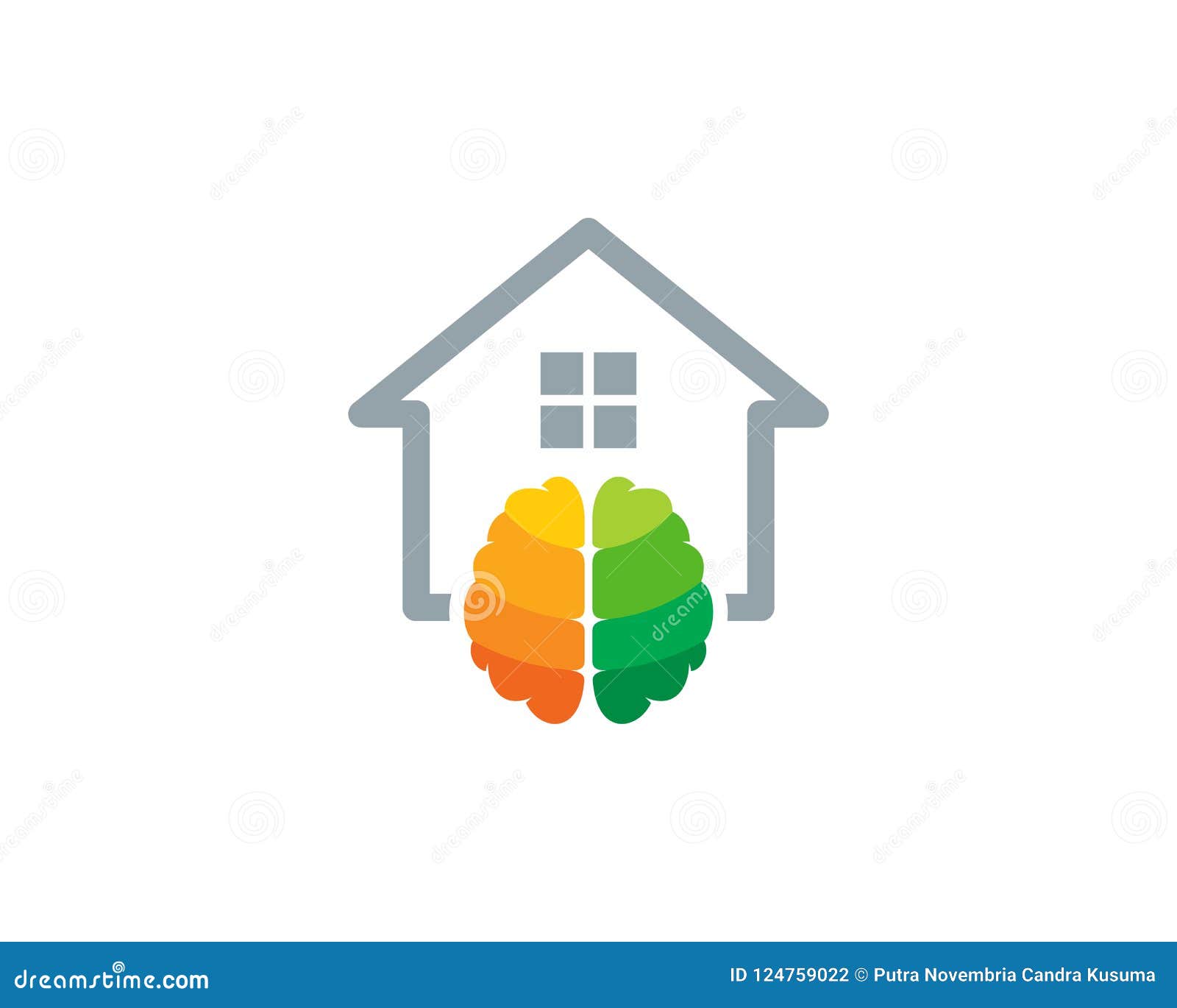 Home Brain Logo Icon Design Stock Vector - Illustration of genius ...