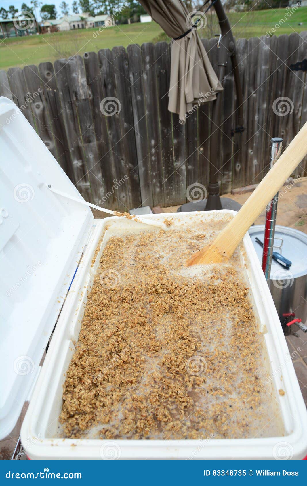 Home brew mash tun stock image. Image of beverage, cooling - 83348735