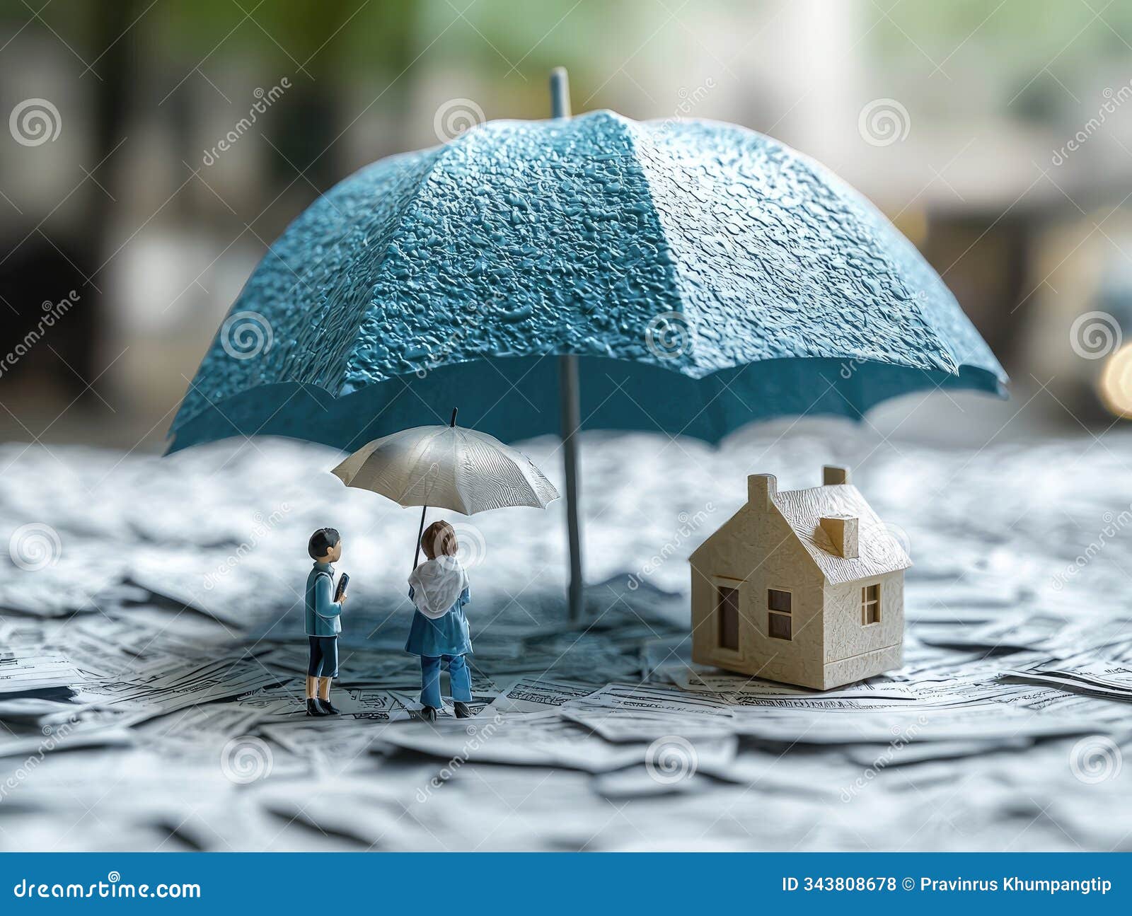 Home and Building Insurance Concept Stock Photo - Image of credit ...