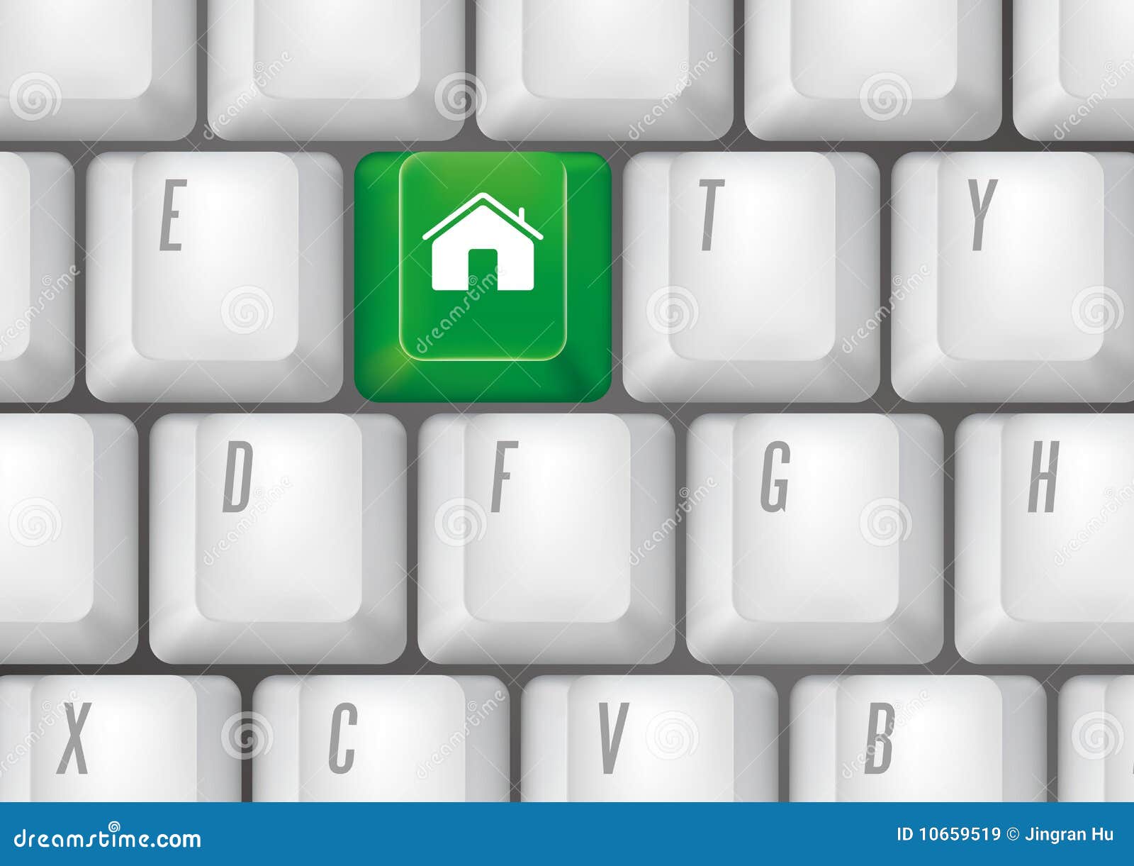 Home button stock vector. Illustration of color, computers - 10659519