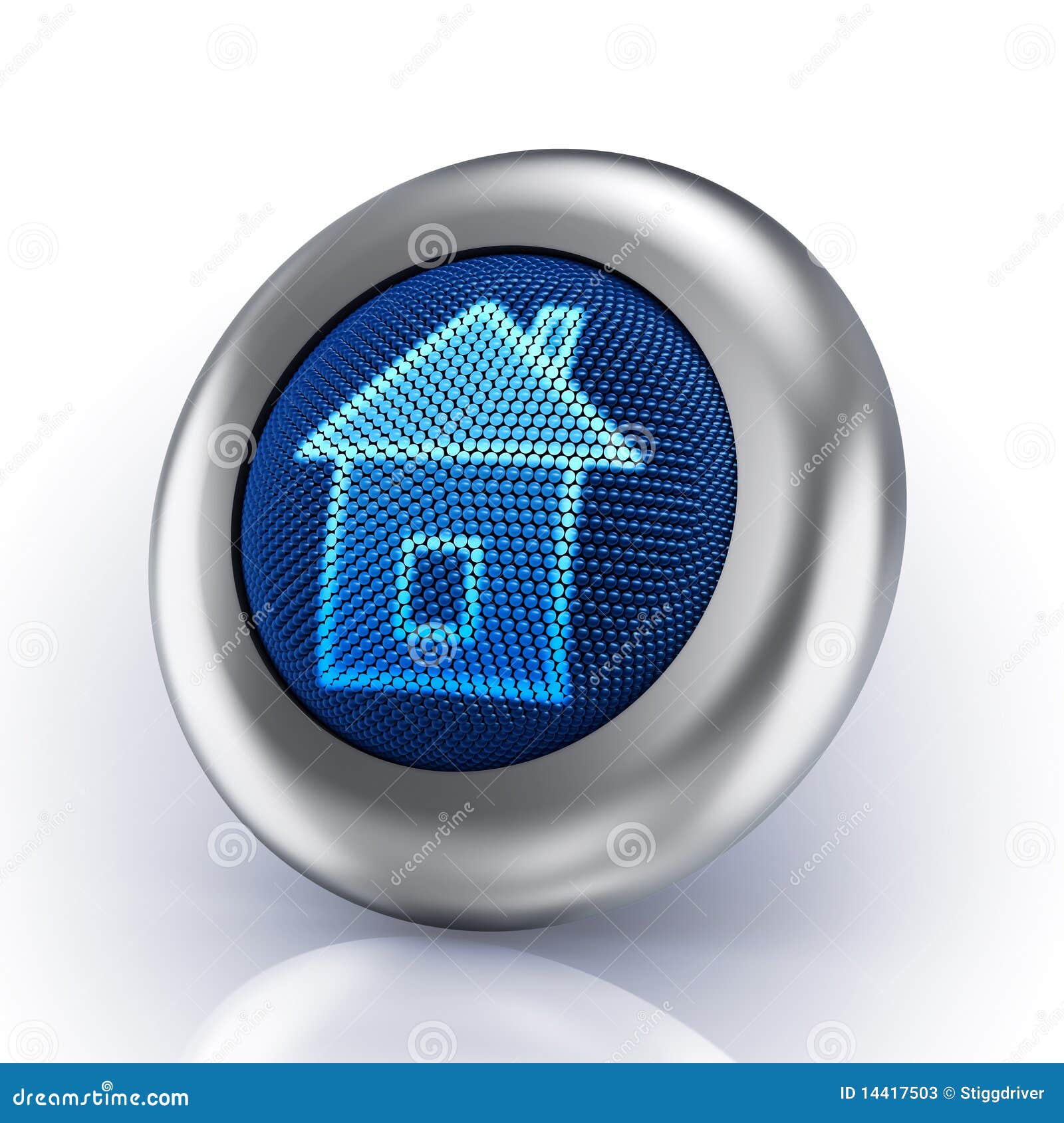 Home button stock illustration. Illustration of material - 14417503