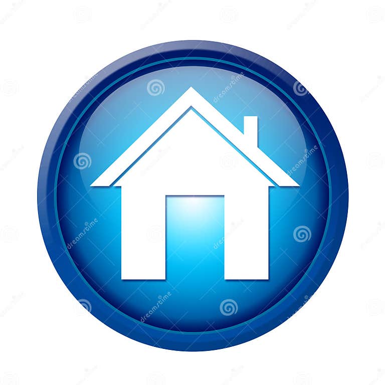 Home button stock illustration. Illustration of communication - 5836498