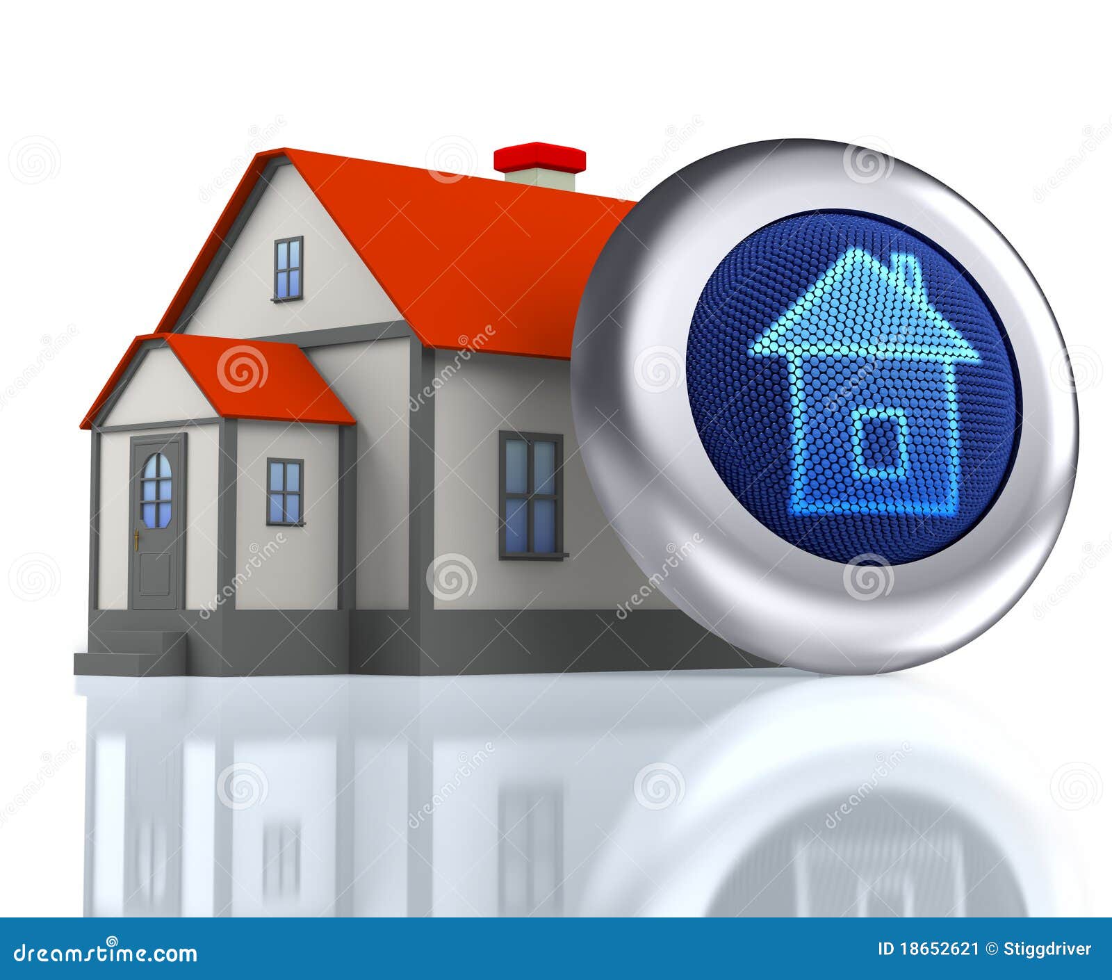 Home button concept stock illustration. Illustration of electronic ...