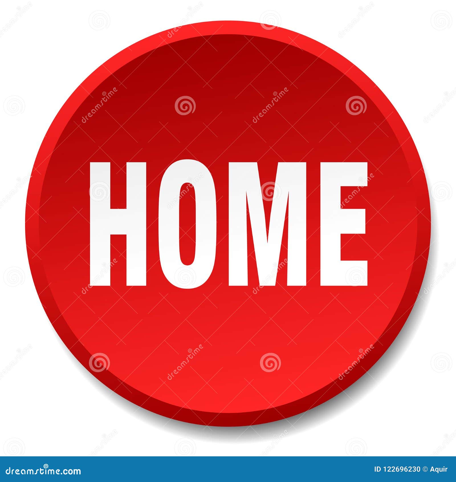 Home button stock vector. Illustration of icon, vector - 122696230