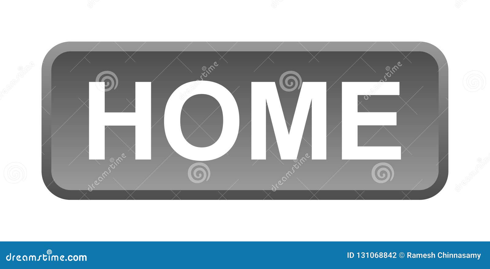 Home button stock vector. Illustration of blog, advertising - 131068842