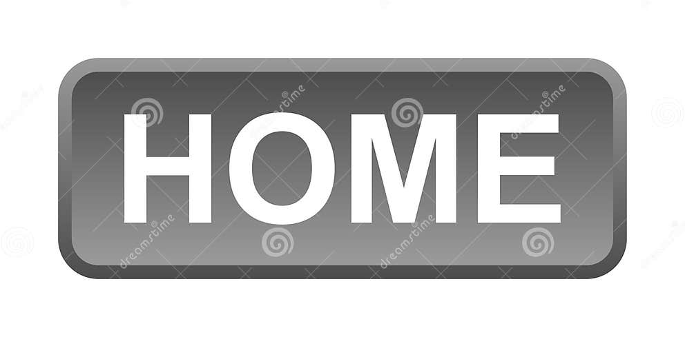 Home button stock vector. Illustration of blog, advertising - 131068842