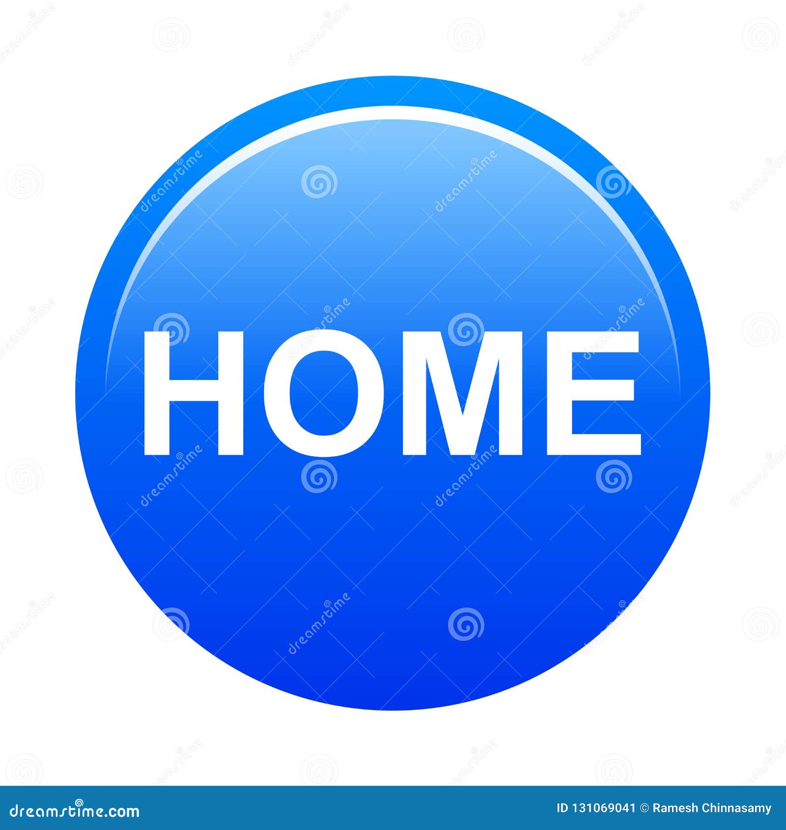 Home button stock vector. Illustration of button, banner - 131069041