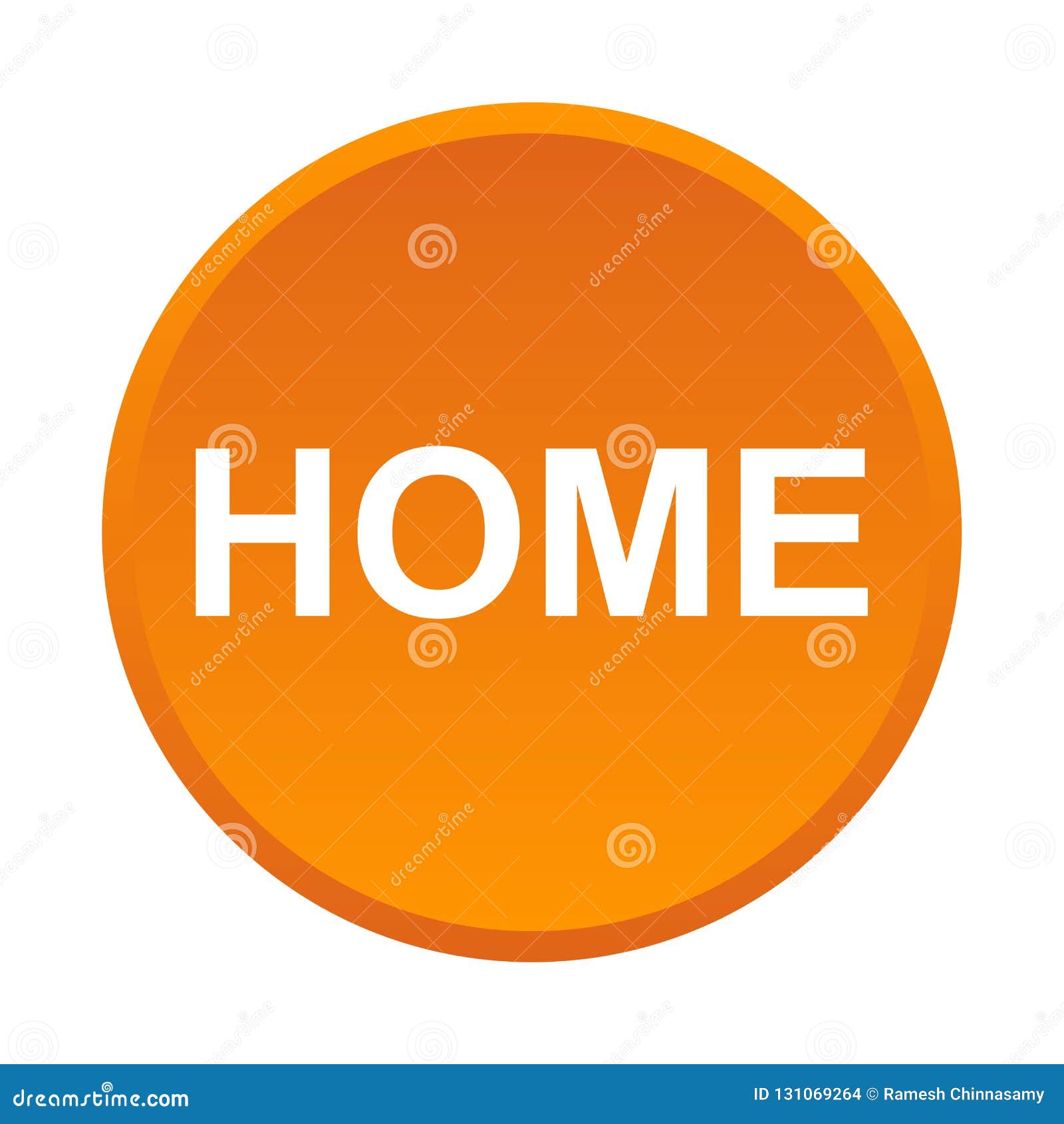 Home button stock vector. Illustration of icon, design - 131069264