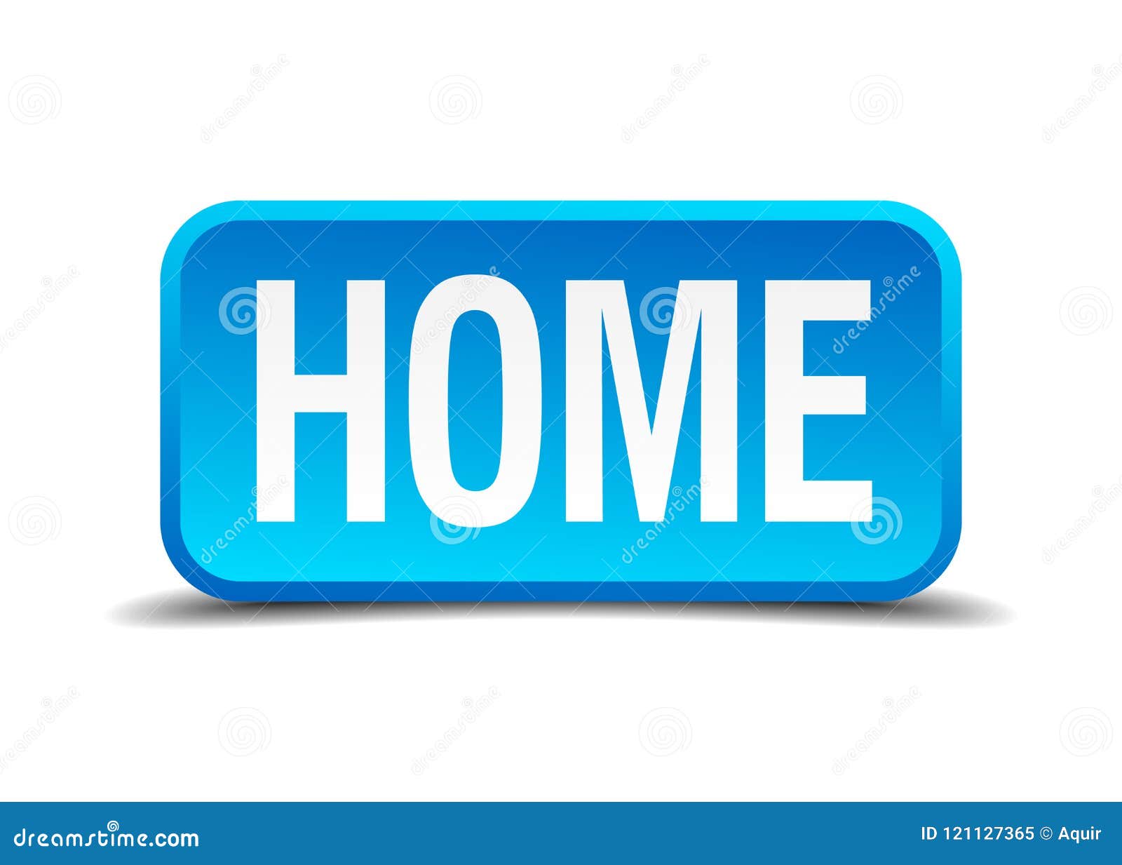 Home button stock vector. Illustration of website, square - 121127365