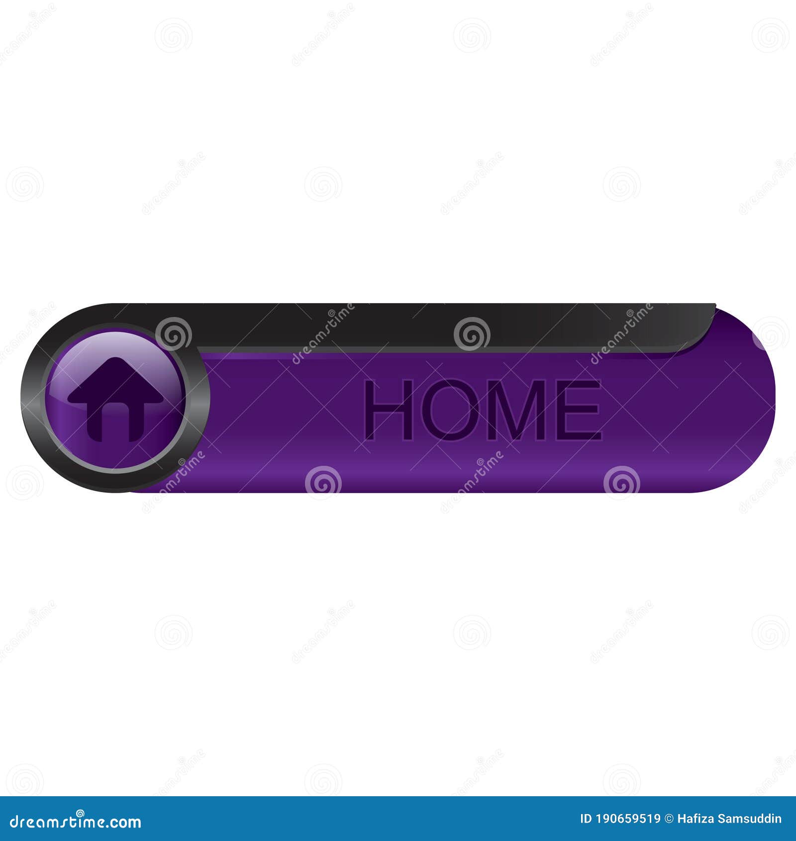 Home Button. Vector Illustration Decorative Design Stock Vector ...