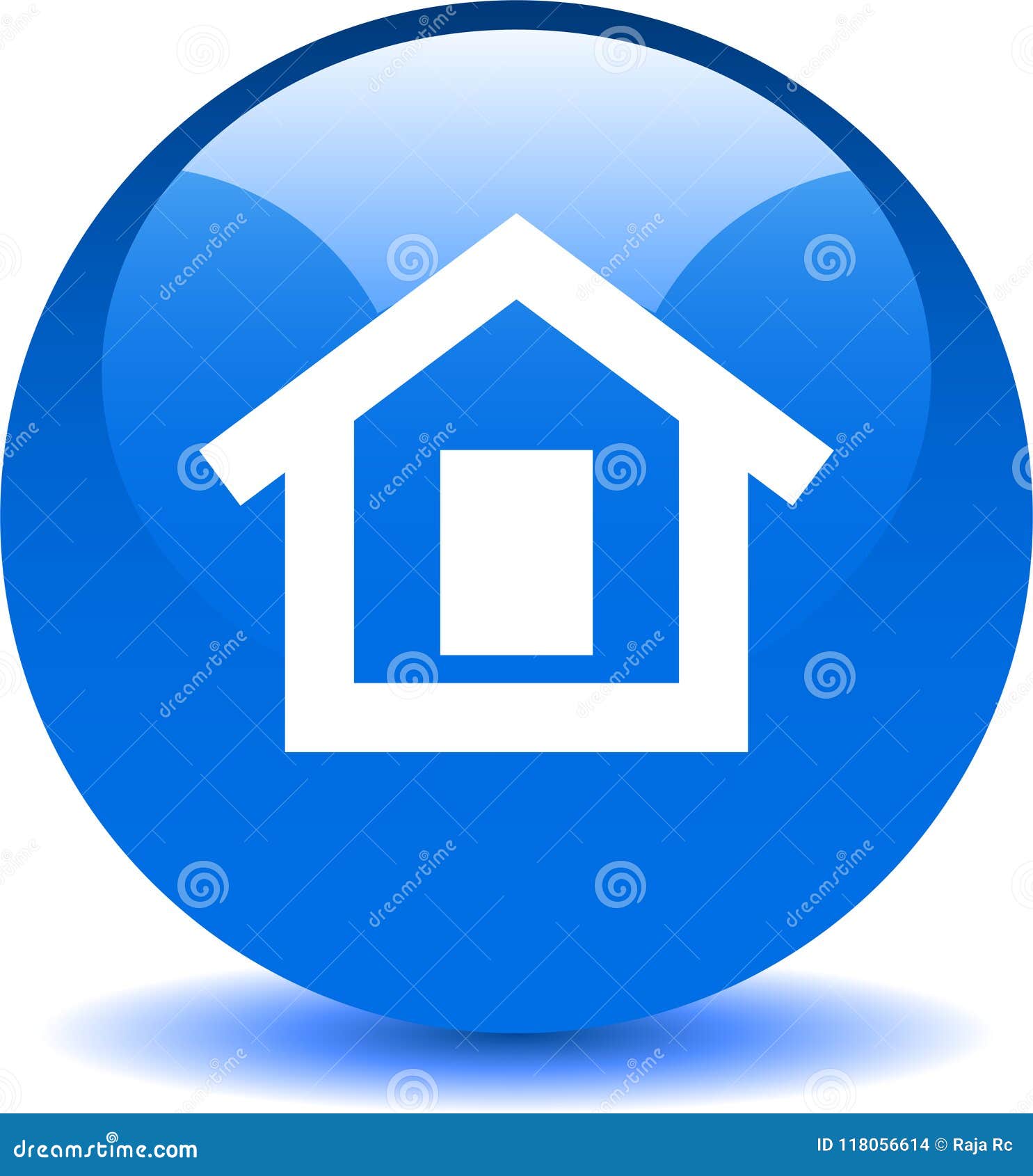 Glassy Blue Homepage Icon Stock Illustrations – 19 Glassy Blue Homepage ...