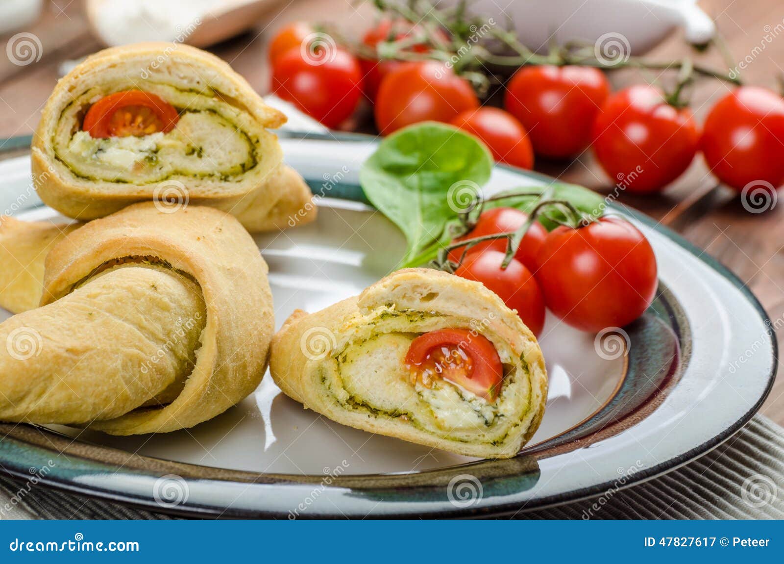 Home calzone rolls stock image. Image of italian, herb - 47827617