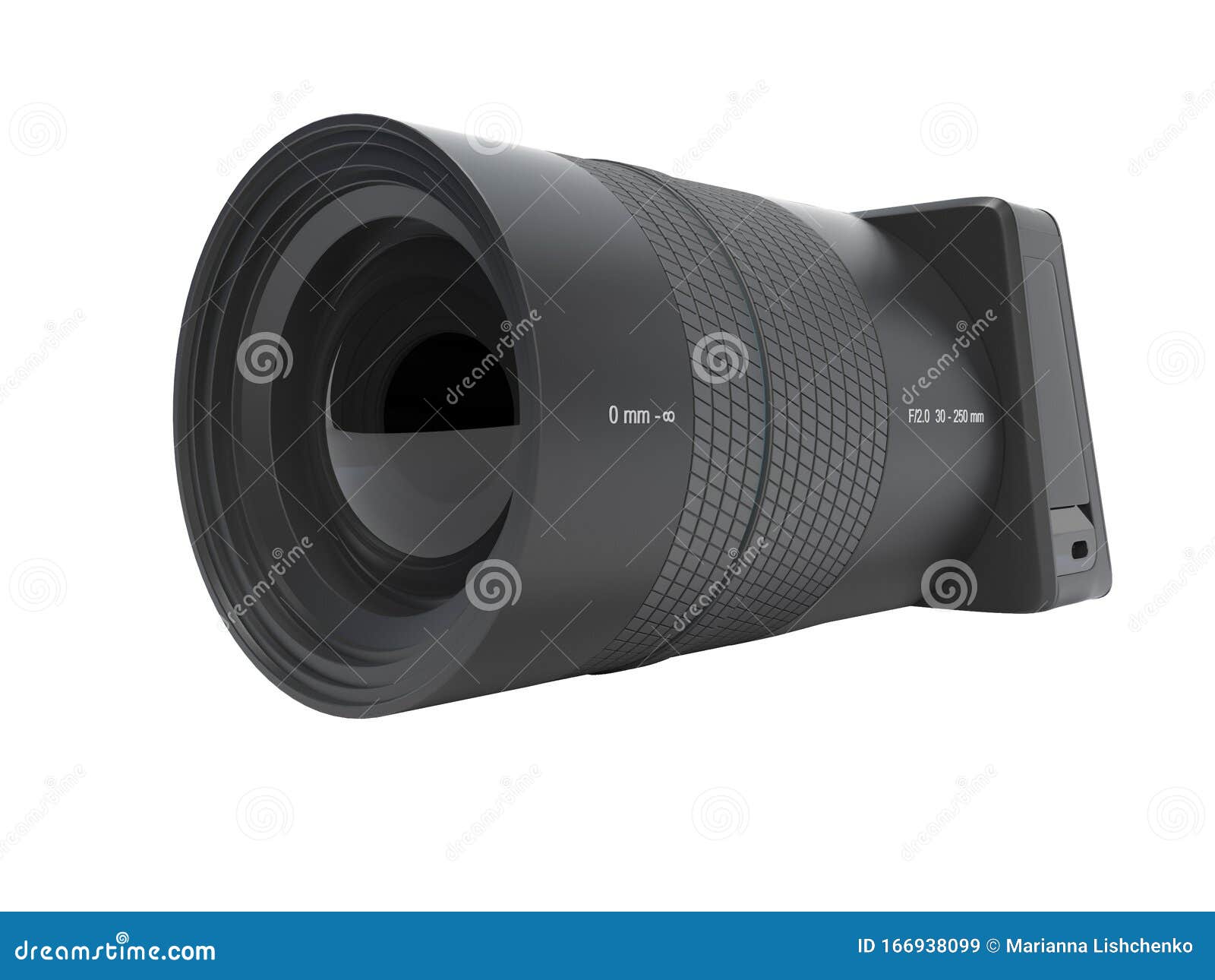 Home Camera Zoom 3D Rendering on White Background No Shadow Stock ...