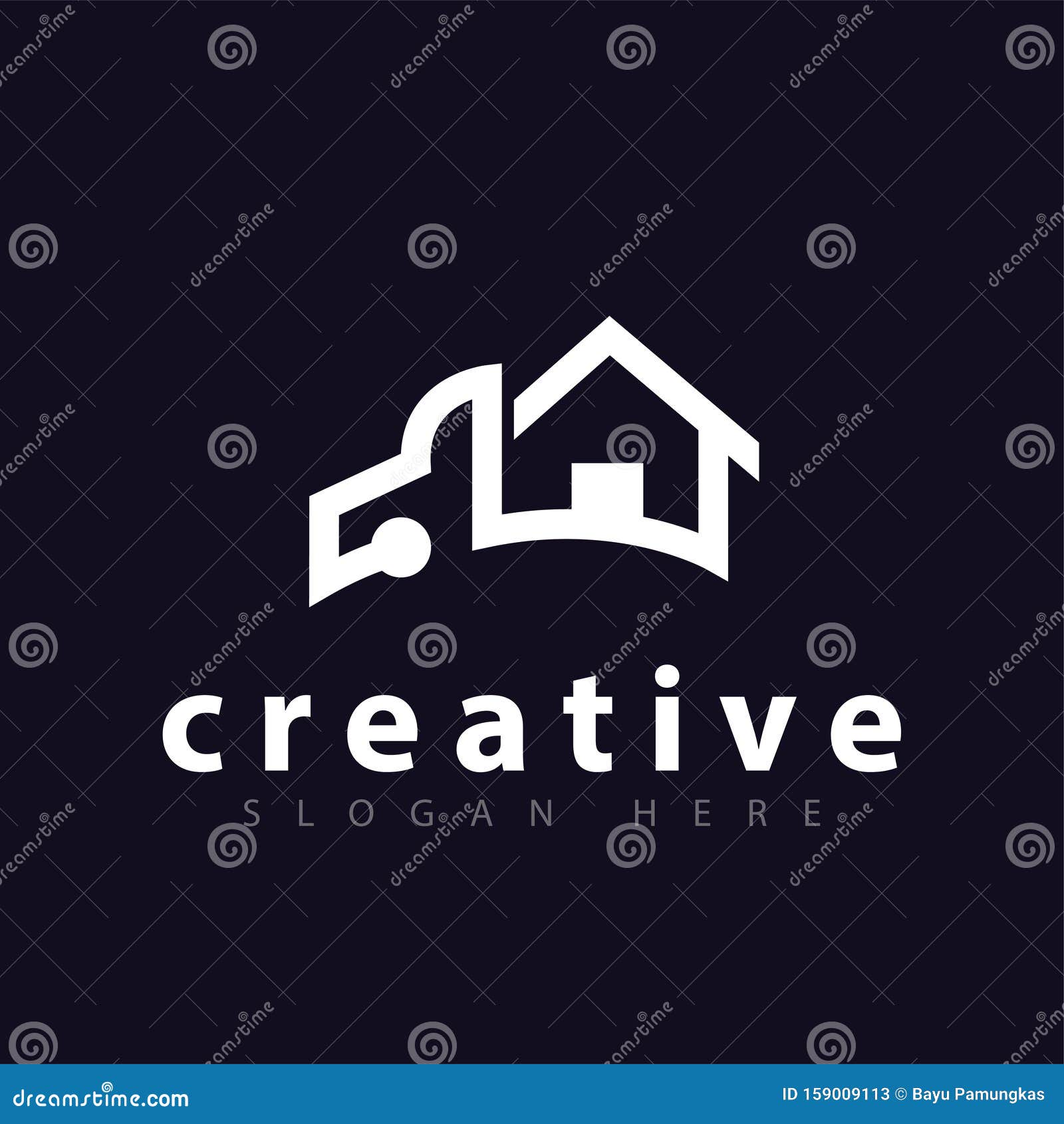 Home Car Logo vector icon stock vector. Illustration of automobile ...