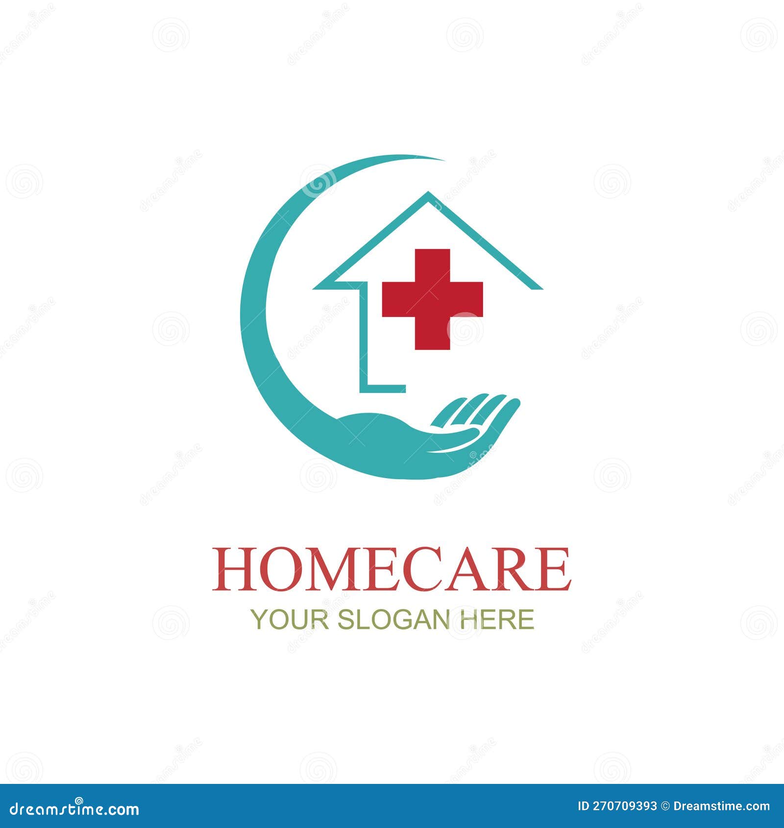 Home Care Logo Template, Medical Home Logo Stock Vector - Illustration ...